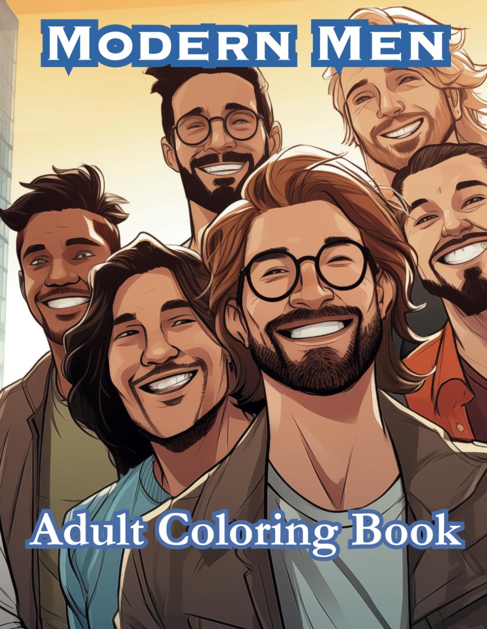 Amazon.com: Modern Men: Adult Coloring Book (Adult Coloring Books by ...