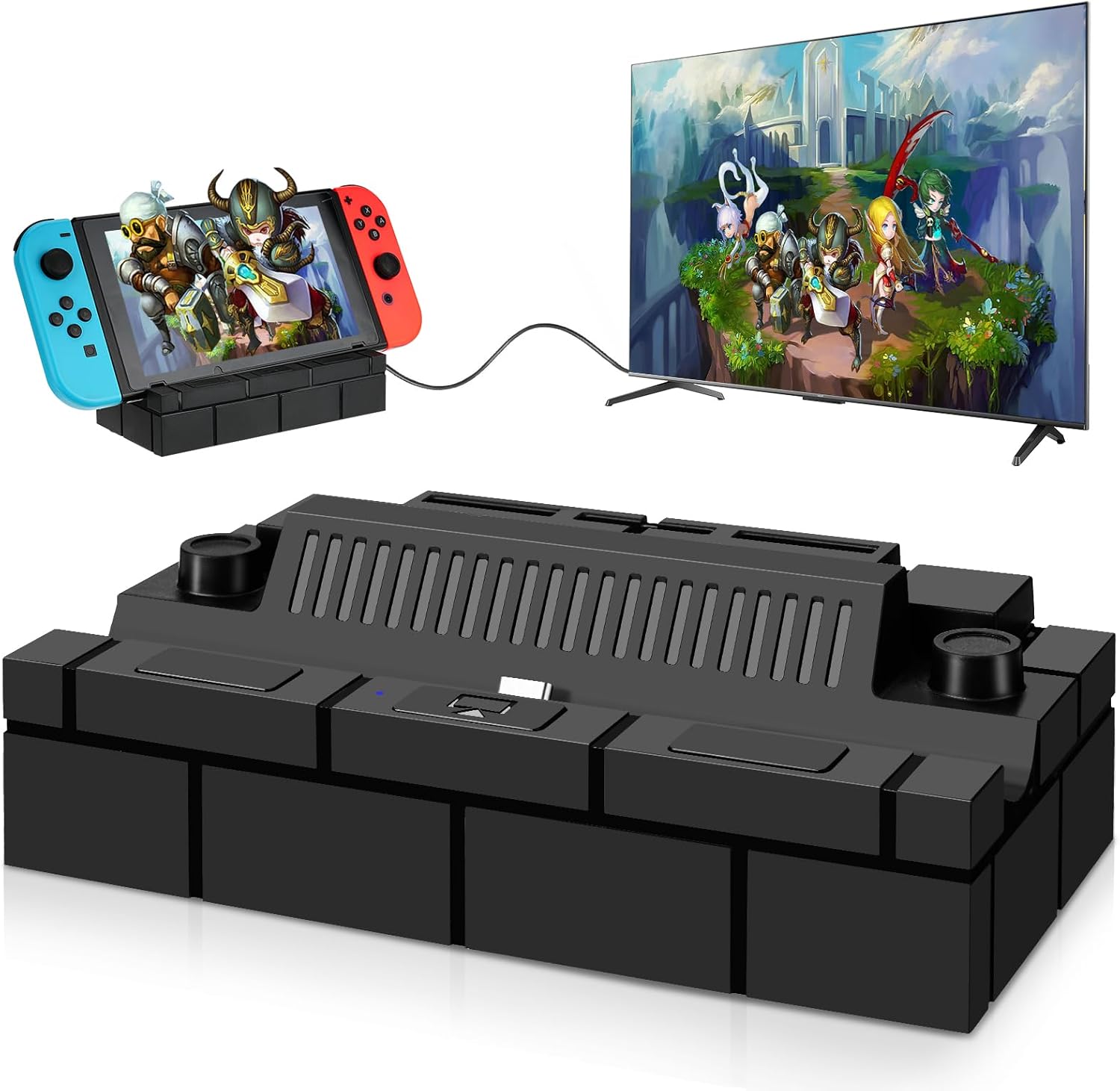 AIMMIE Switch Dock per Nintendo Switch OLED, Switch TV Docking Station ...