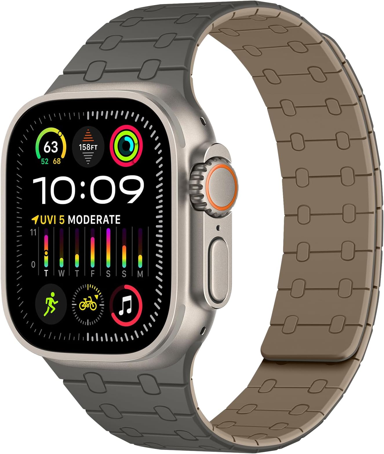 Amizee Magnetic Straps Compatible with Apple Watch Straps 49mm 46mm ...