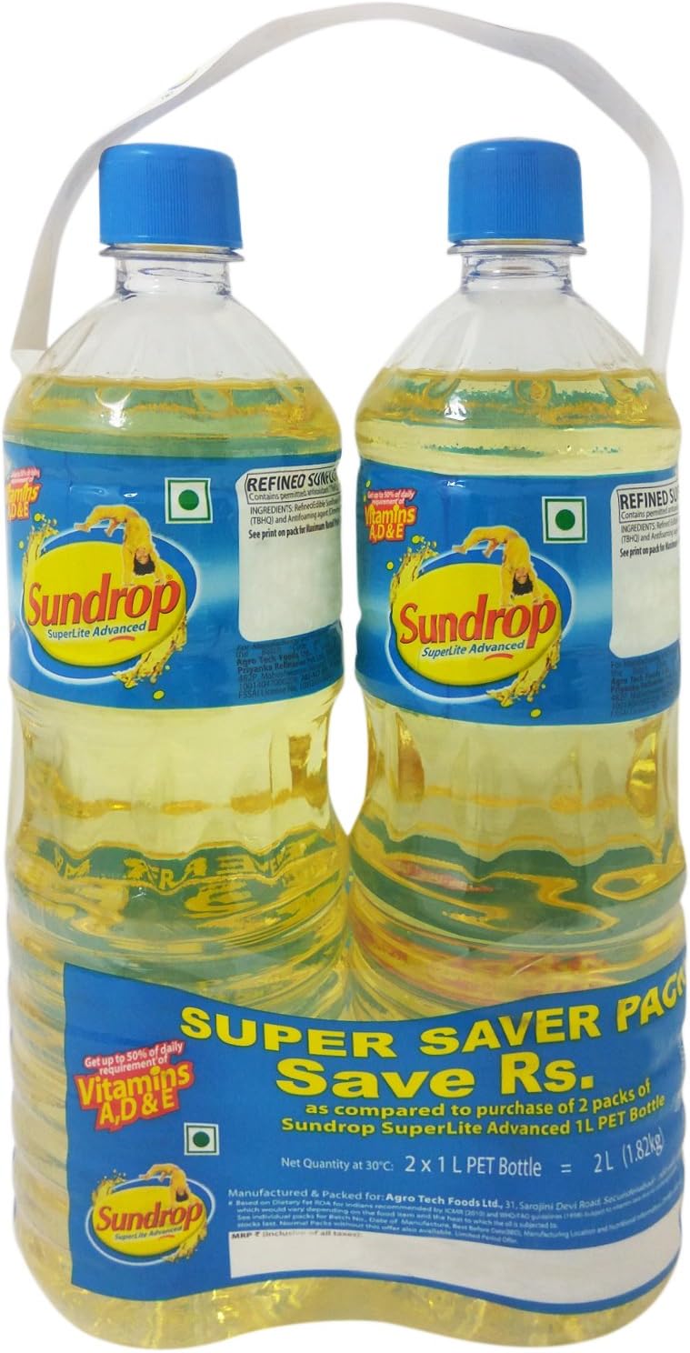 Sundrop Cooking Oil - Super Lite Advanced, 15L Carton : Amazon.in ...