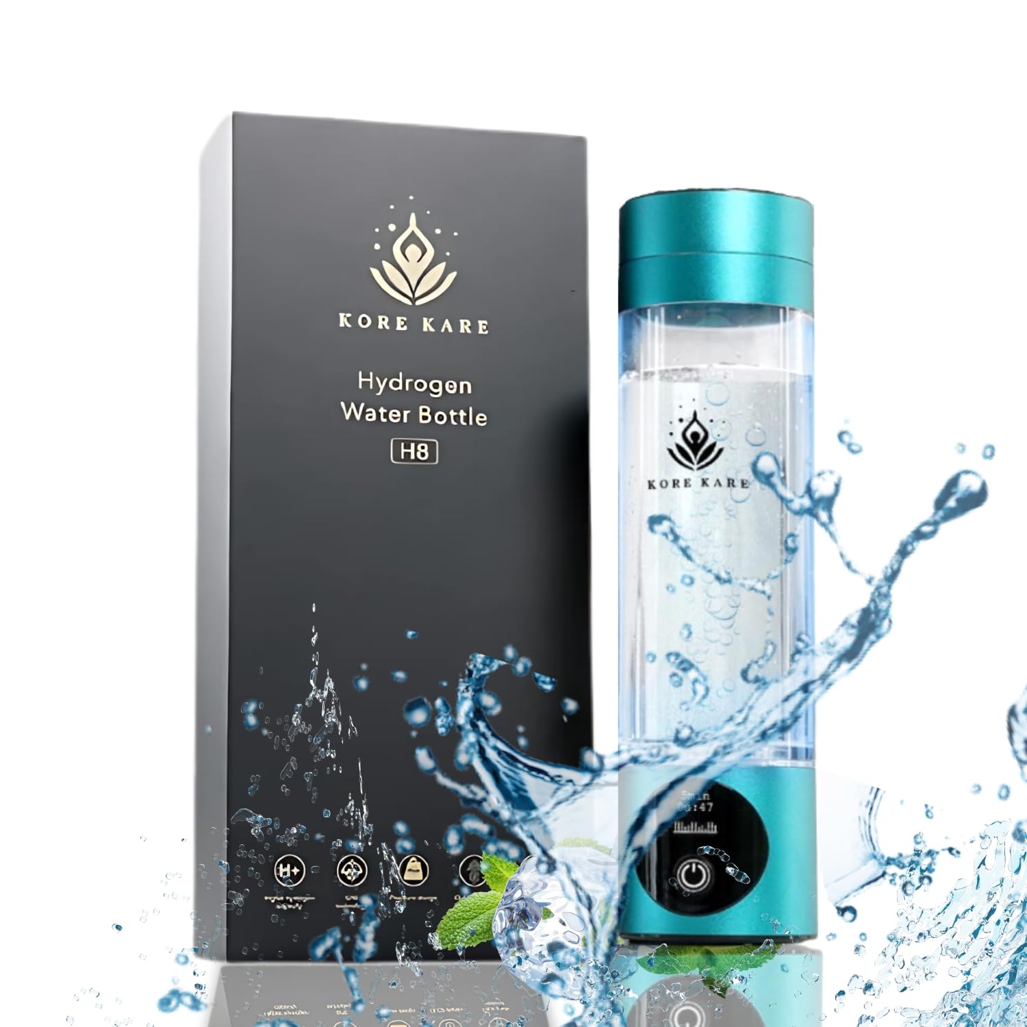 Amazon.com: Hydrogen Water Bottle, Hydrogen Water Bottle Generator Produces Pure Hydrogen Water ...