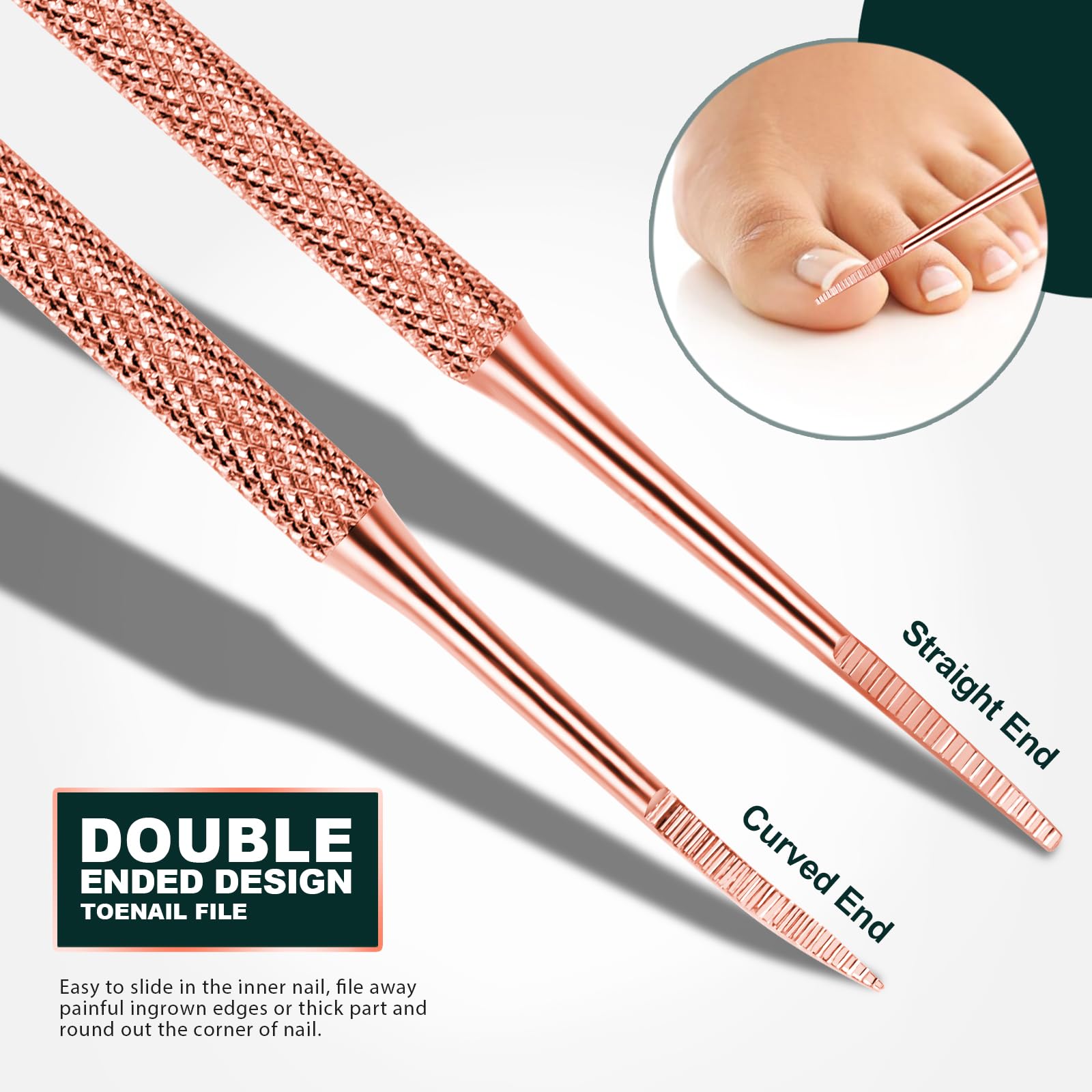 Snapklik.com : Teenitor Pedicure Tools For Feet, Toenail File And ...