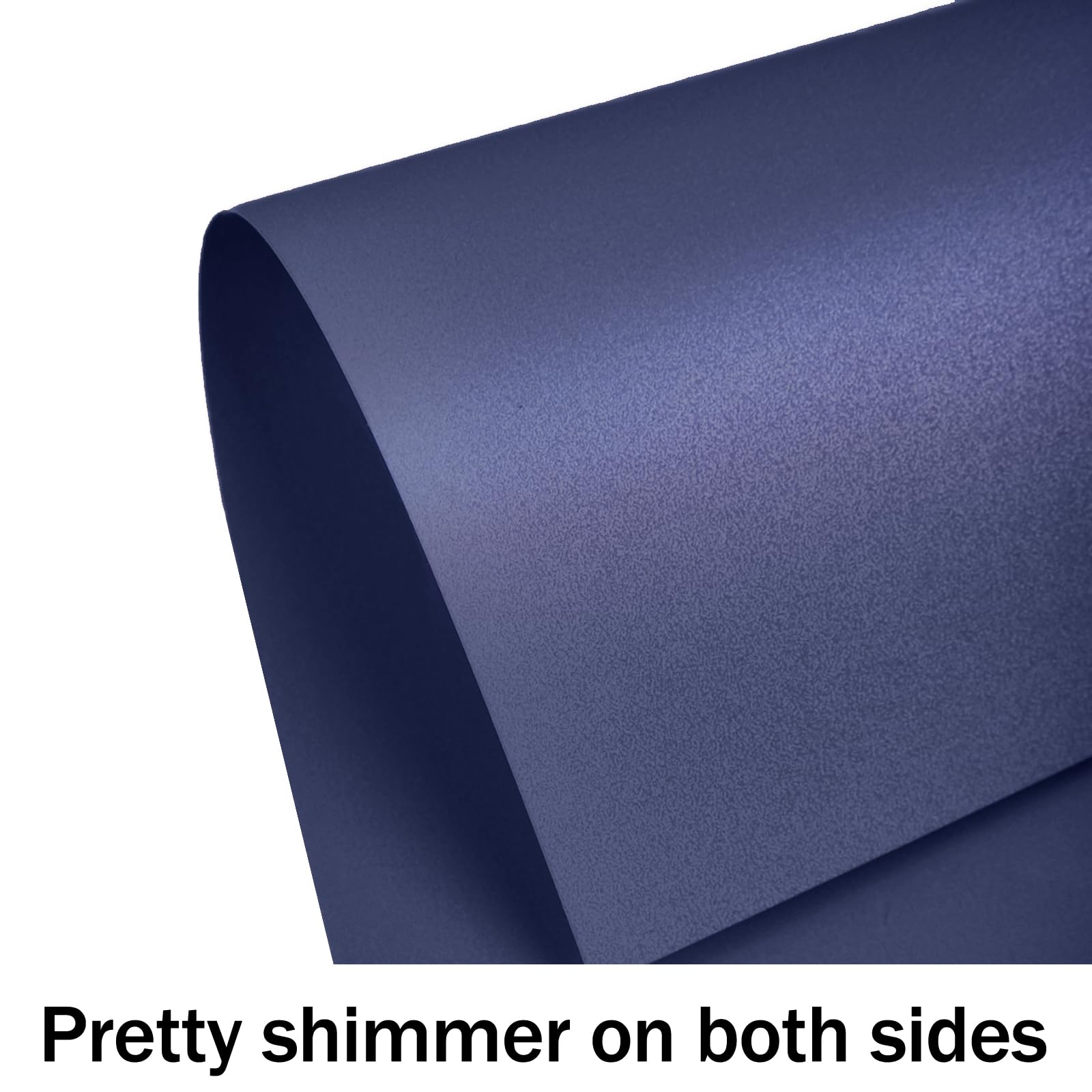 Snapklik.com : Navy Blue Shimmer Cardstock 8.5 X 11 Navy Blue Paper, 24 ...