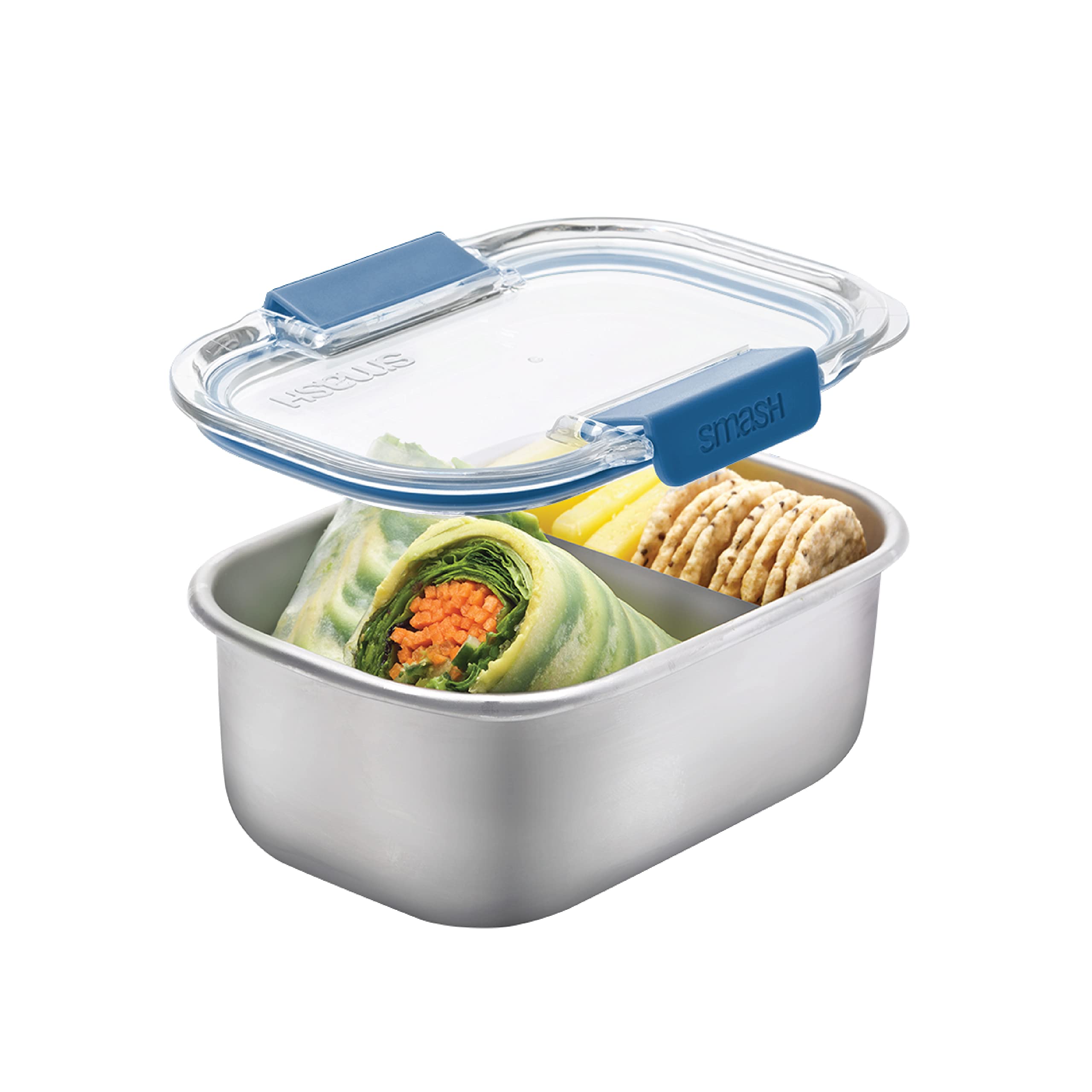 Smash Stainless Steel Snack Bento, Blue: Lunch Boxes: Amazon.com.au