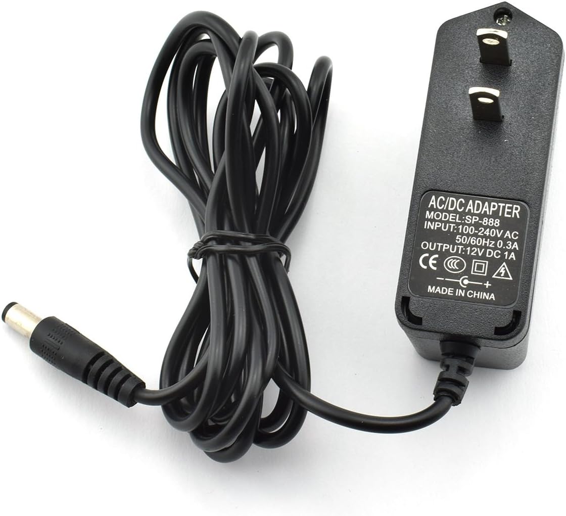 Amazon.com: ZYAMY 12V 1A 12W AC/DC Power Adapter AC 110-240V to DC 12V ...
