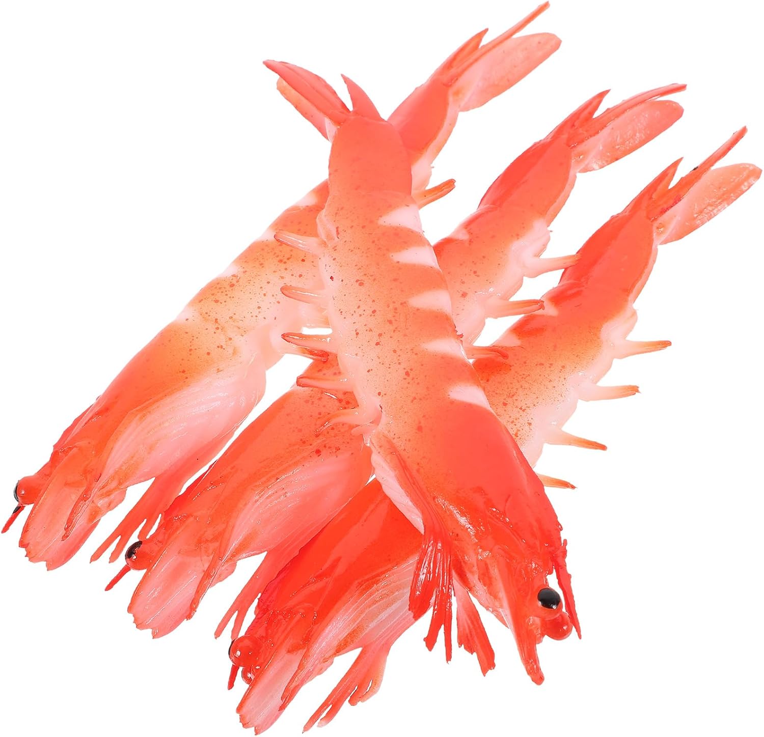 Amazon.com: LOGOFUN 4pcs Artificial Shrimp Simulated Shrimps Model Fake ...