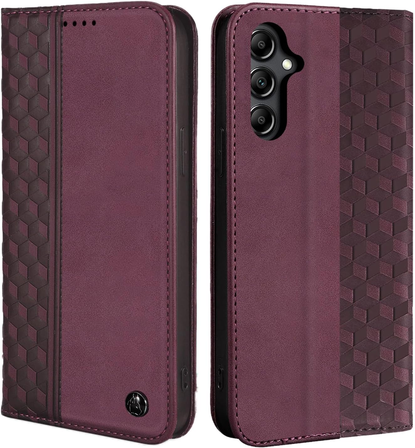 Case for Samsung Galaxy S24 5G Premium PU Leather Flip Folio Galaxy S24 ...