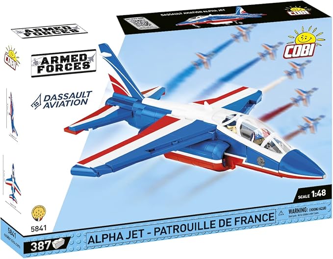 COBI Alpha Jet - Patrouille De France : Amazon.co.uk: Toys & Games