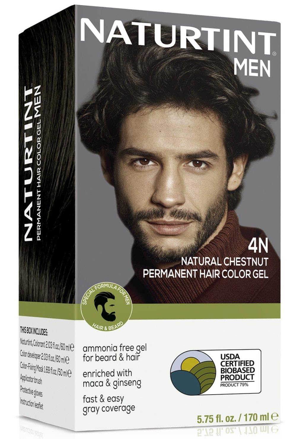 Amazon.com : Naturtint Mens Permanent Hair Color for Hair Beard and ...