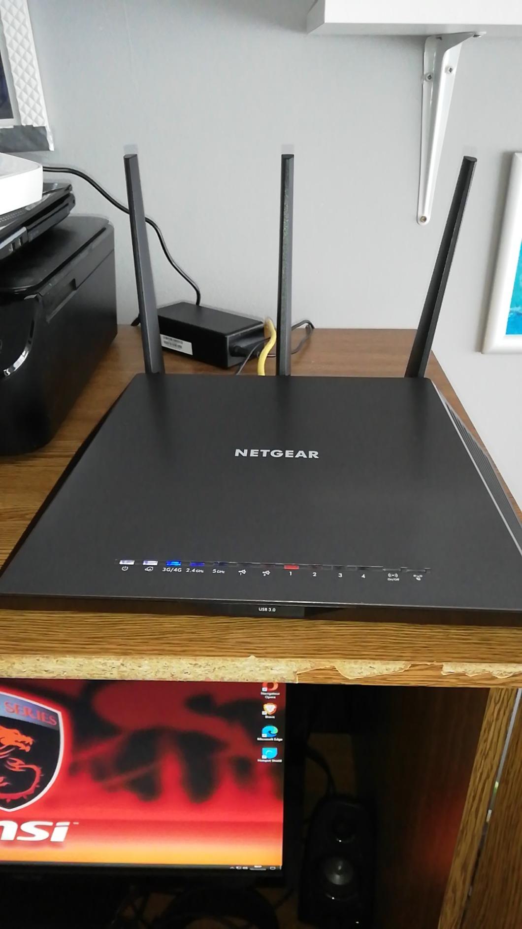 NETGEAR Nighthawk R7100LG-100EUS Modem Routeur 4G LTE (via carte SIM ...