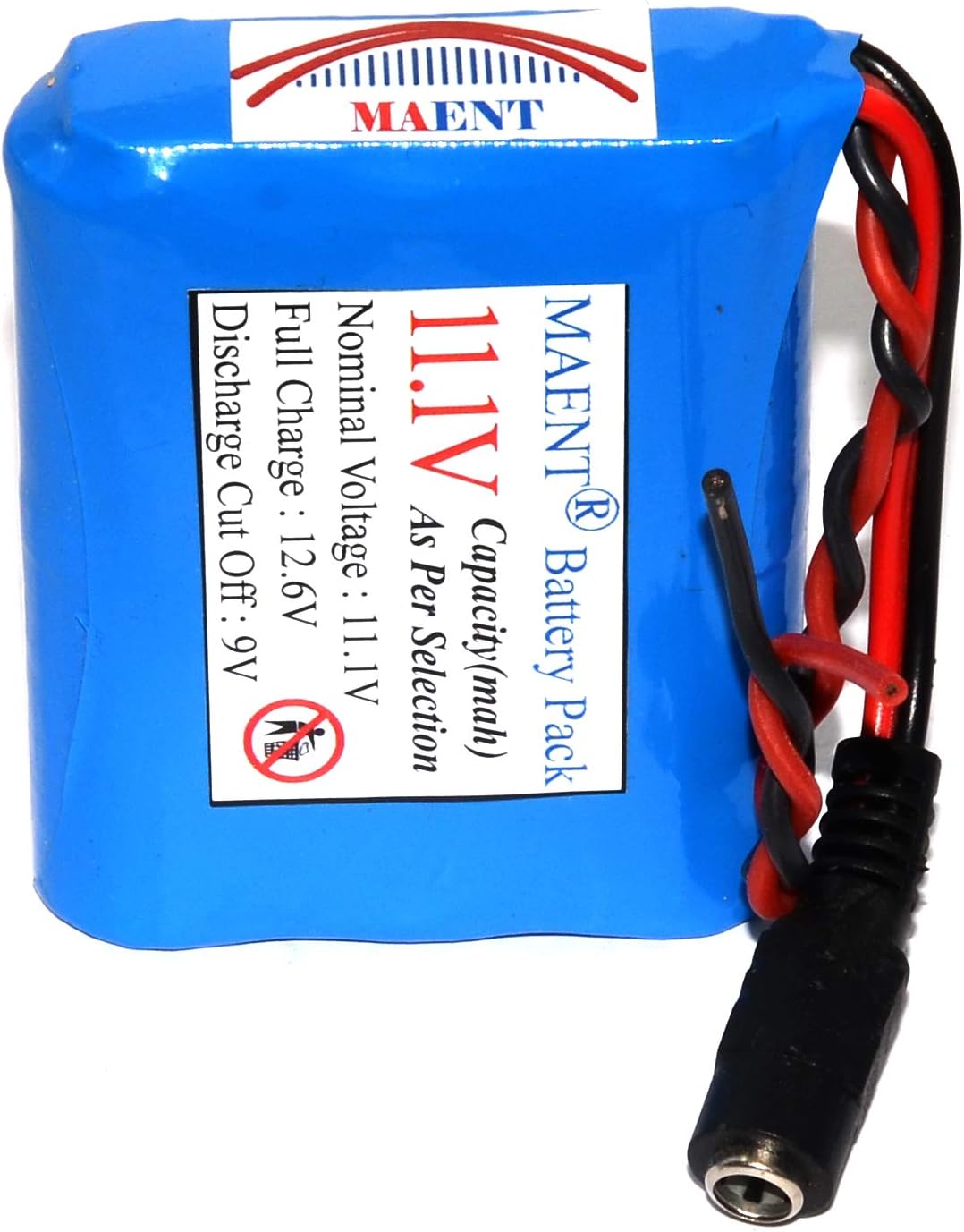 MAENT® 12V Li-ion 18650 Lithium ion Rechargeable Battery Pack 3S1P 11 ...