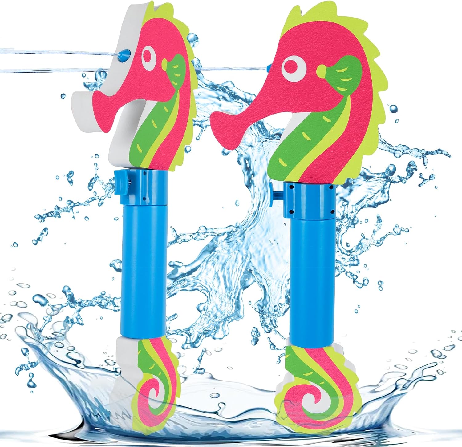 Amazon.com: PKiFan Water Gun Pool Toys for Kids, Ocean-Themed Water ...
