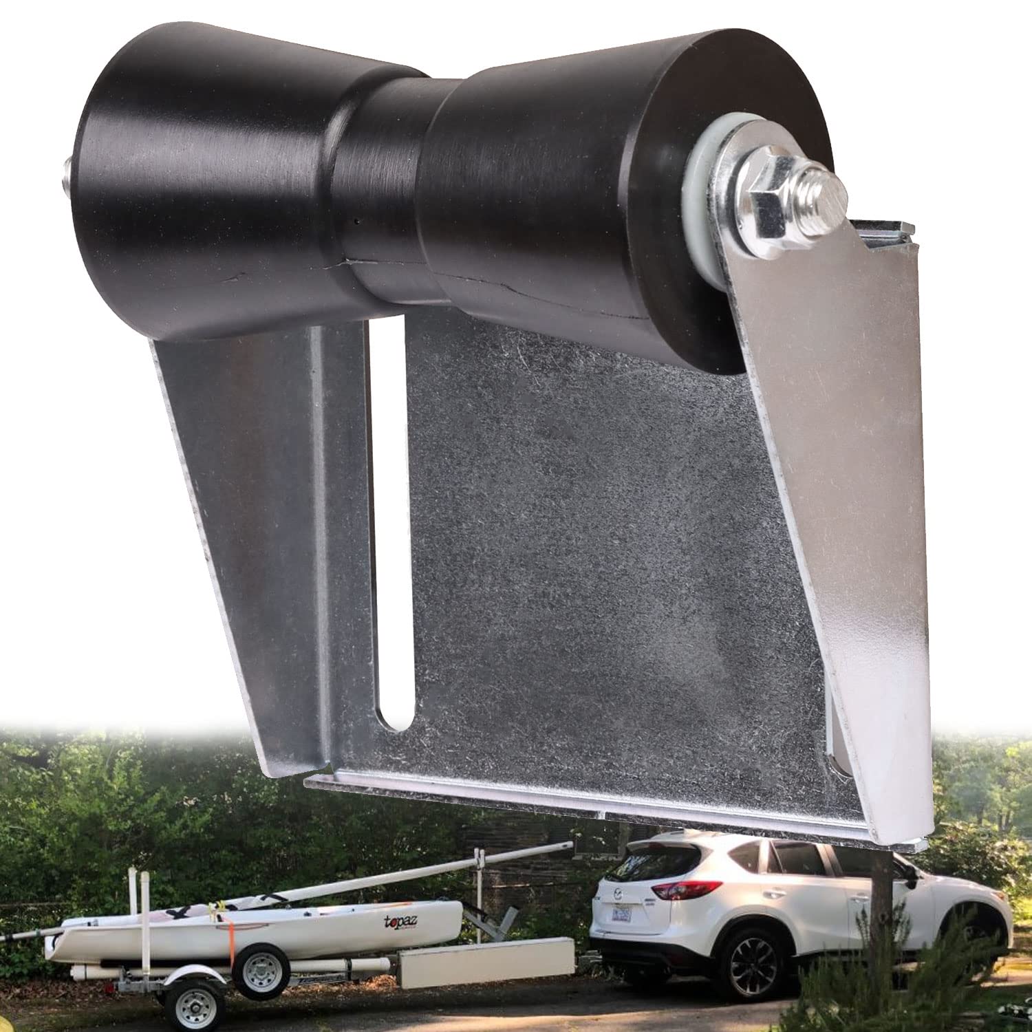 Amazon.com : osemar 8" Boat Trailer Keel Roller with Bracket ...