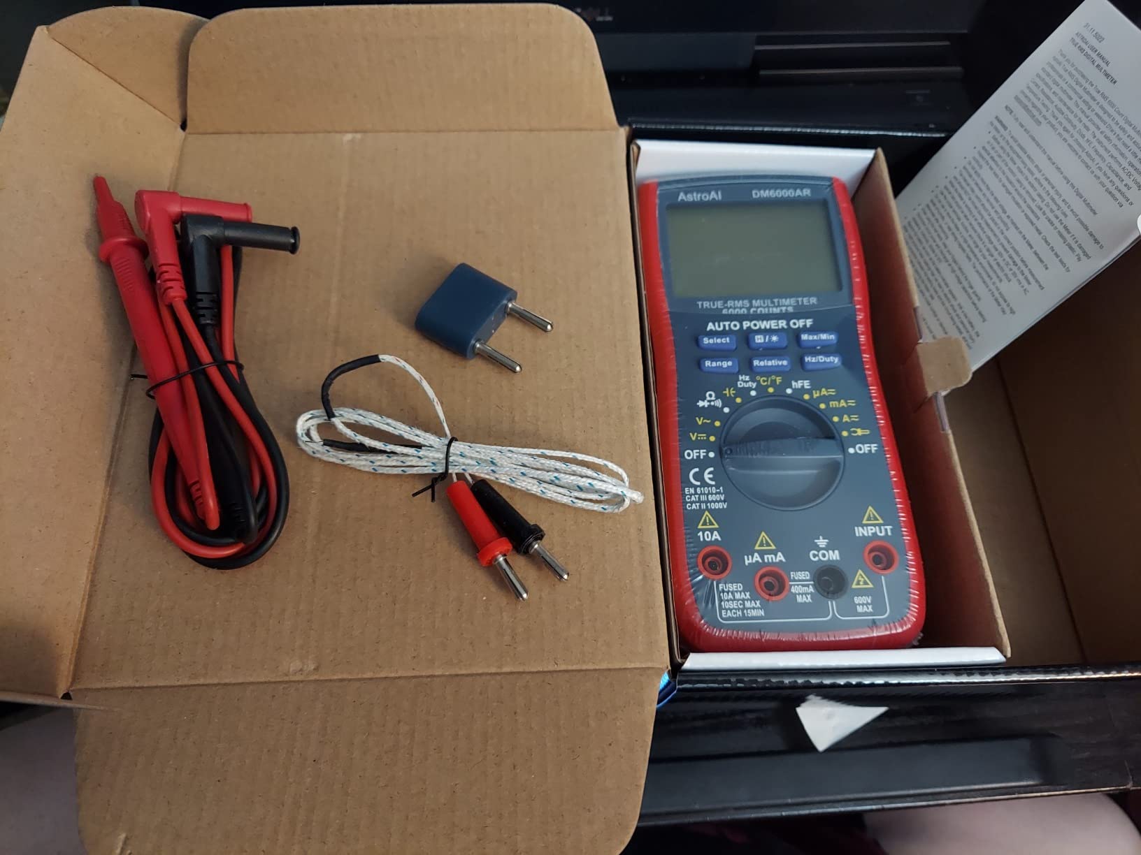 AstroAI DM6000AR TRMS 6000 Counts Multimeter, Digital Multimeter ...