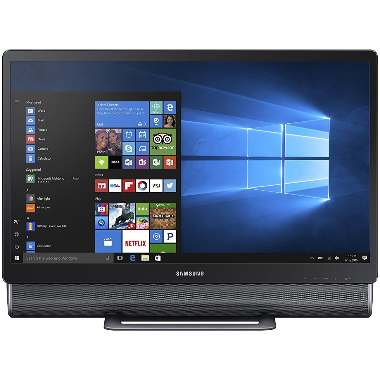 Samsung DP710A4M-L01US All in One 23.8" Touch Computer, Titan Gray ...
