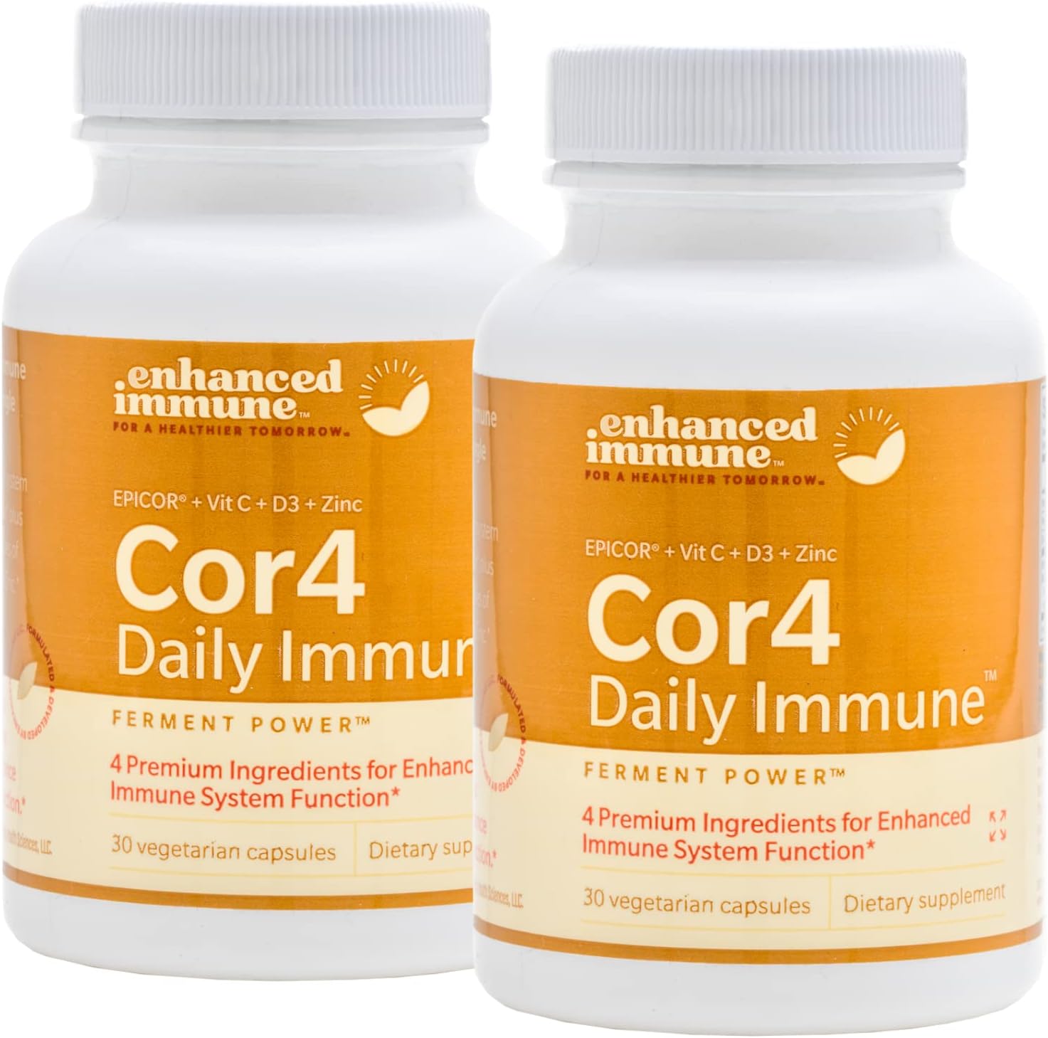 Amazon.com: Enhanced Immune Cor4 Daily Immune Supplement (30 Caps ...