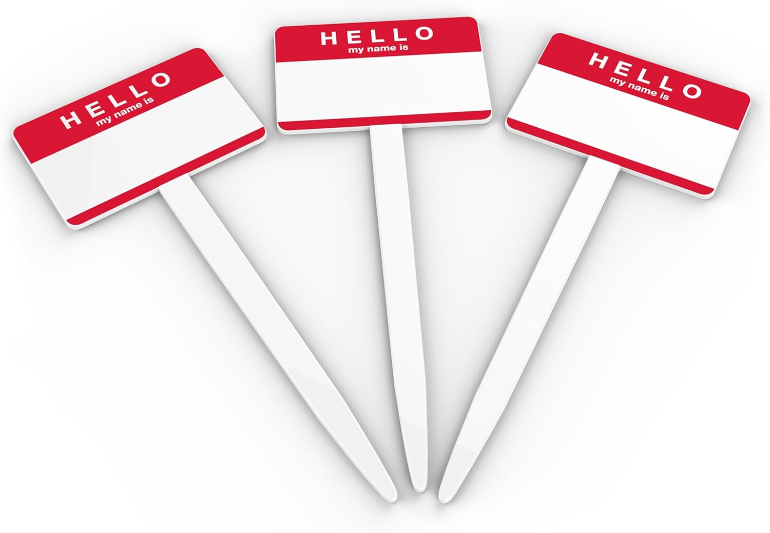 Amazon.com: Fred & Friends Yard Goods Hello Garden Markers, Set of 12 ...