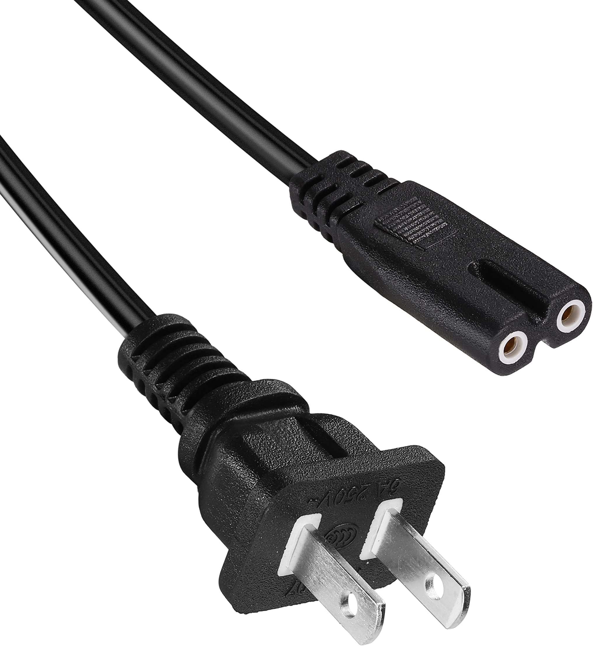 Amazon.com: 2 Prong Power Cord Compatible with Epson Workforce/Stylus ...