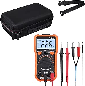 Proster Digital Multimeter 8233D Pro 2000 Counts + Multimeter Storage ...