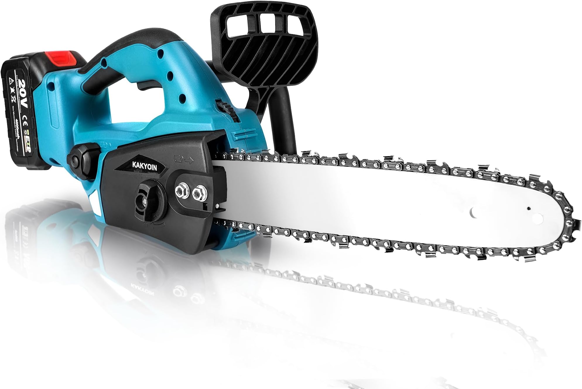 Amazon.com: Kakyoin 12-Inch 20-Volt Lithium-ion Cordless Chainsaw with ...