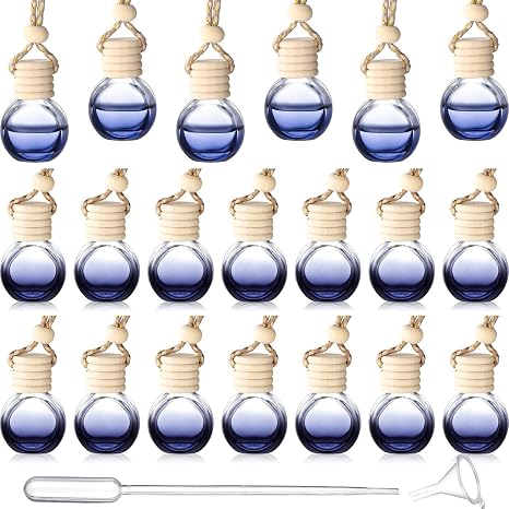 Amazon.com: 20 Pcs Car Essential Oil Diffuser Hanging Bottle Air ...