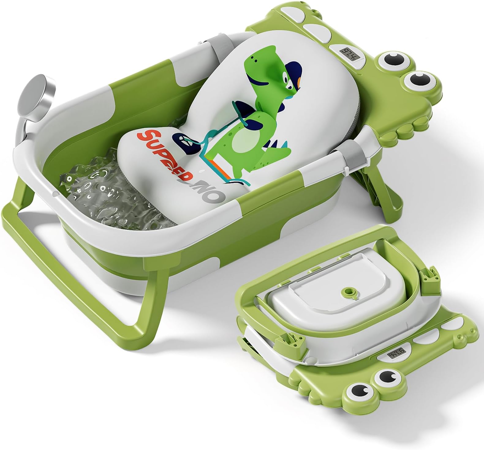 Amazon.com: Alligator Collapsible Baby Bathtub for Newborn with ...
