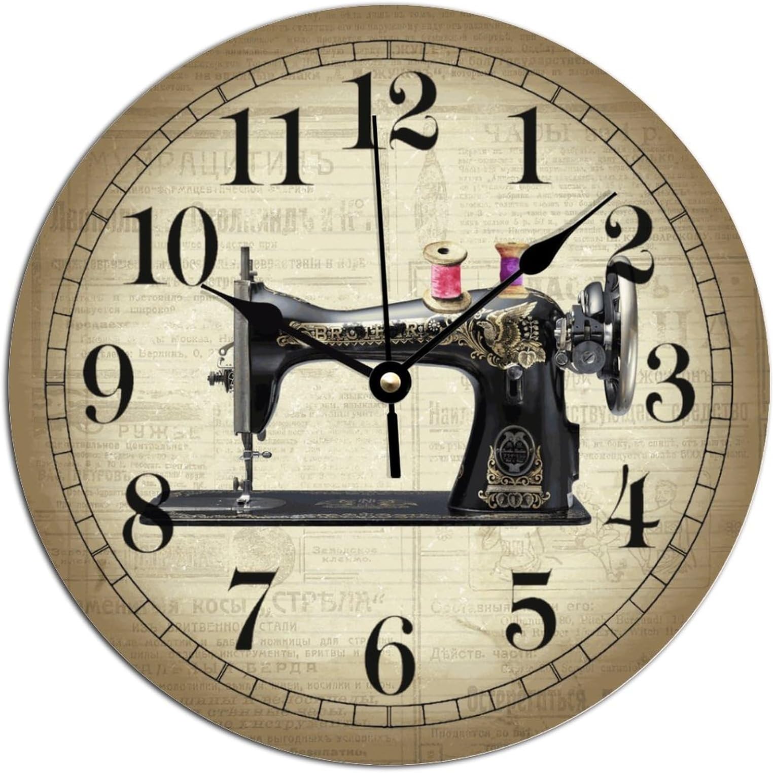 Amazon.com: Allen Designs "Needle & Thread" Whimsical Sewing Pendulum ...