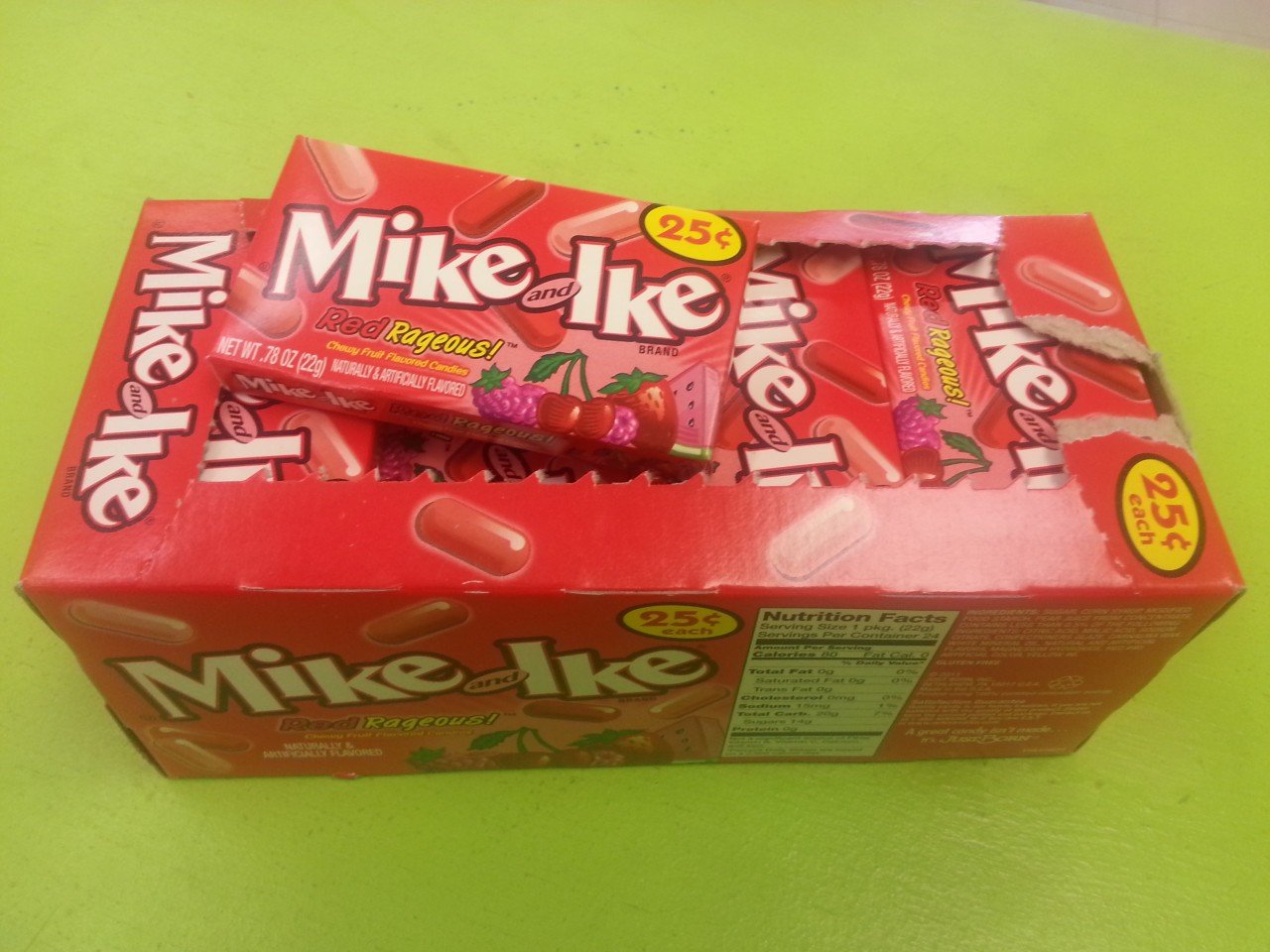 Amazon.com : Mike and Ike Red Rageous 24 boxes : Gummy Candy : Grocery ...