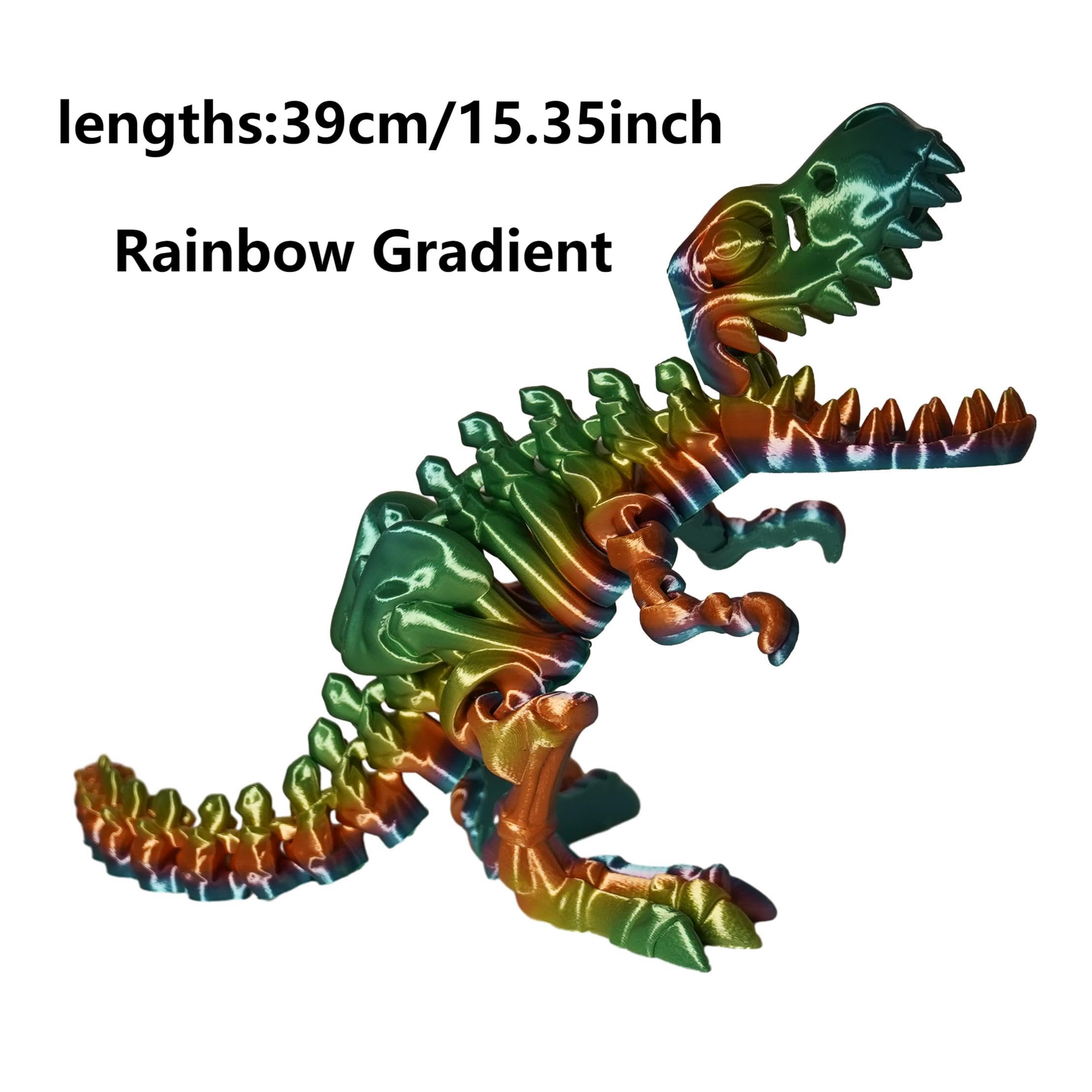 Snapklik.com : ERYONE 3D Printed T-Rex Dragon Figure, Colorful Dragon ...
