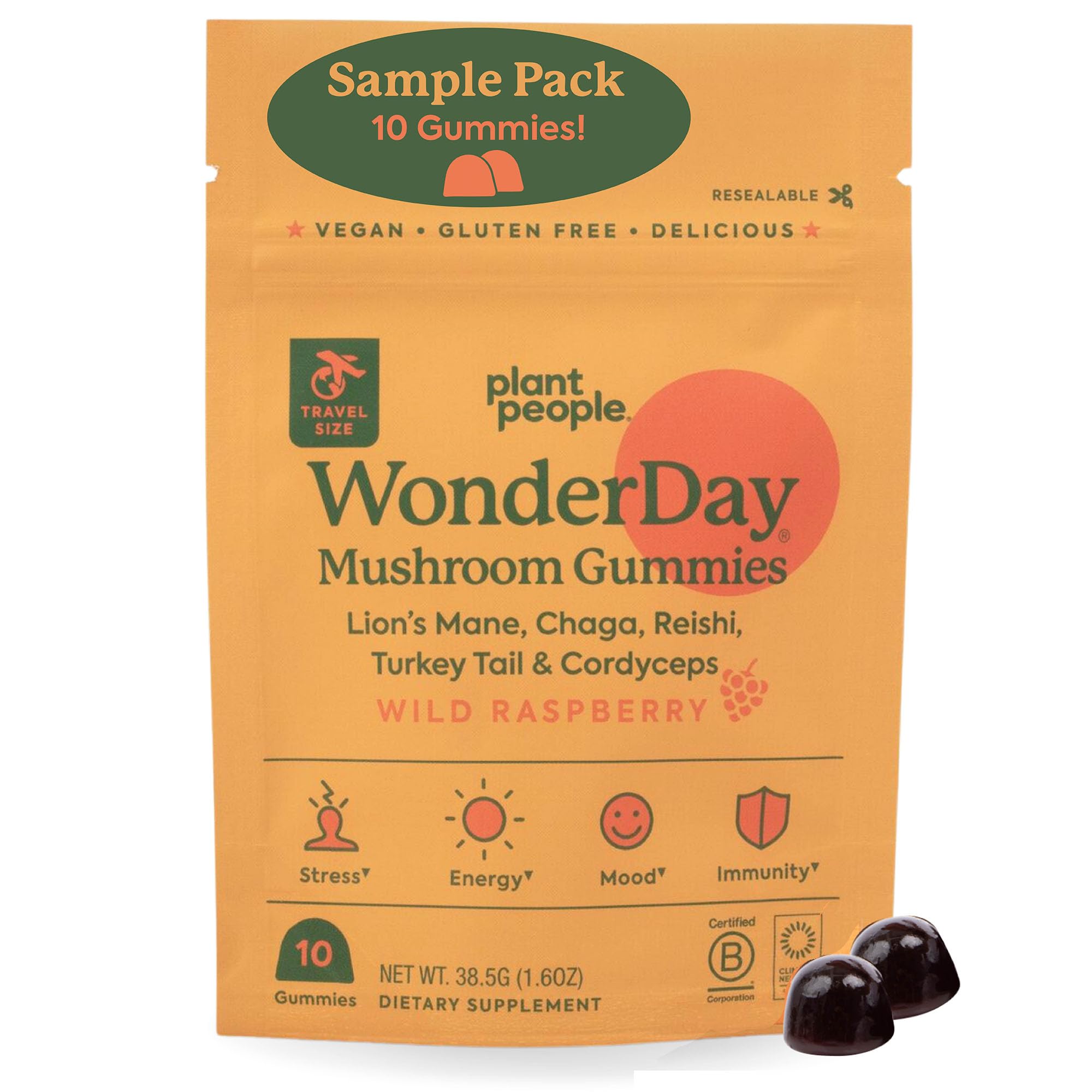 Snapklik.com : Plant People - WonderDay Mushroom Gummies Mini Daily ...