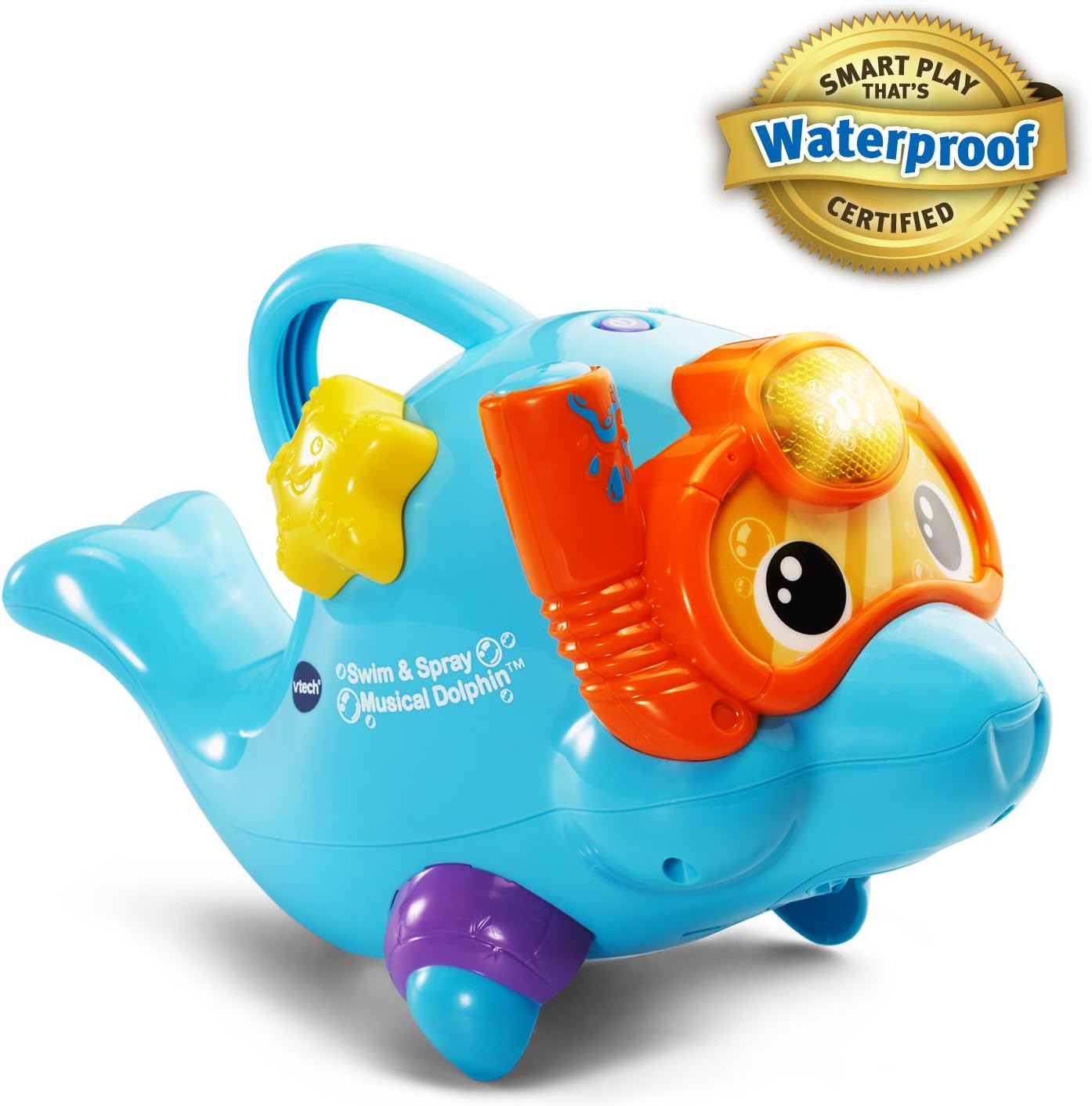 Amazon.com: VTech Swim & Spray Musical Dolphin : Toys & Games