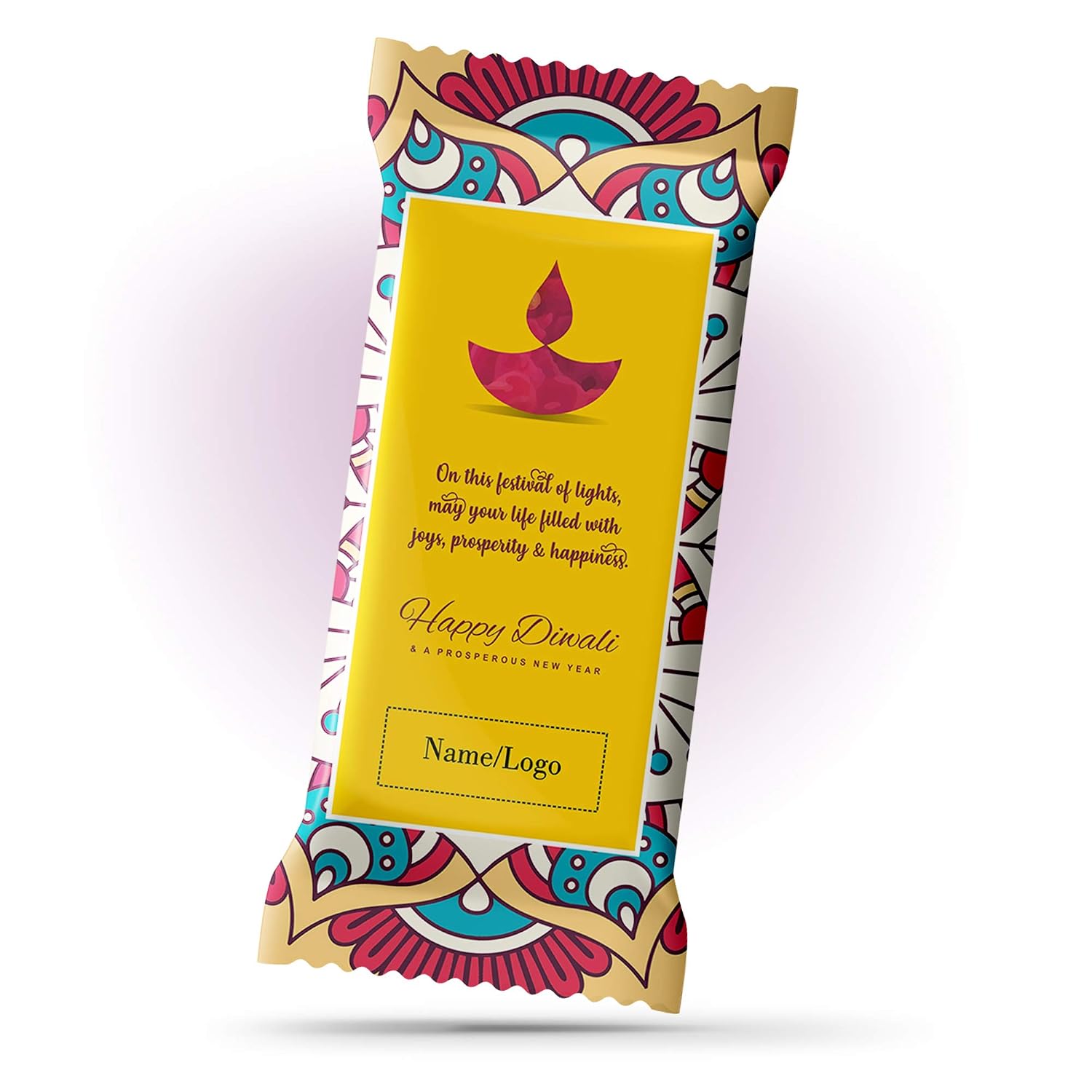 Katha Chocolates Diwali Gift, Personalized Chocolate Large Bar (100g ...