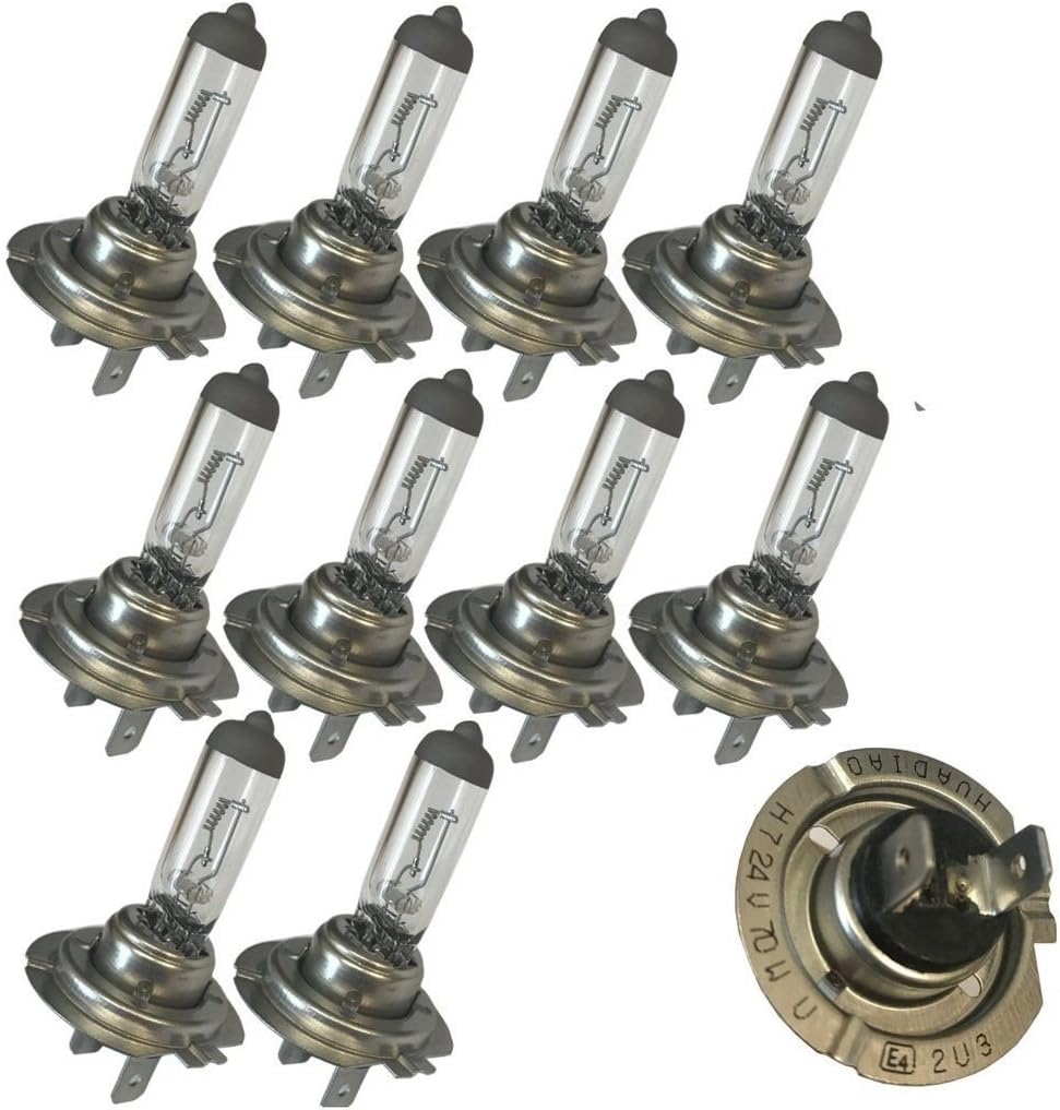 R&C (Pack of 10) 24V H7 70w Halogen Headlight Bulb Head Lamp Truck HGV ...