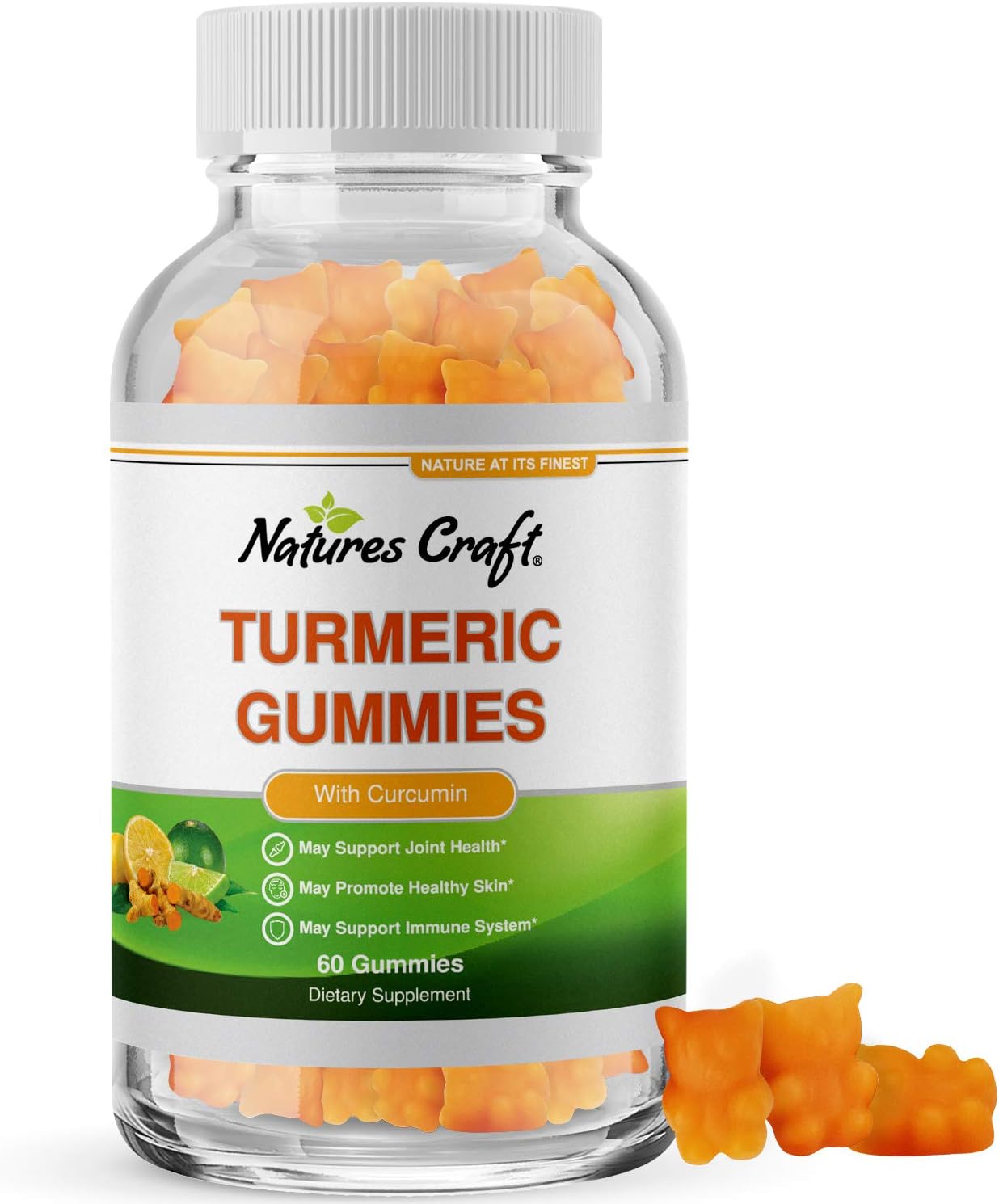 Amazon.com: Turmeric Curcumin Immune Support Gummies - Immune Booster ...