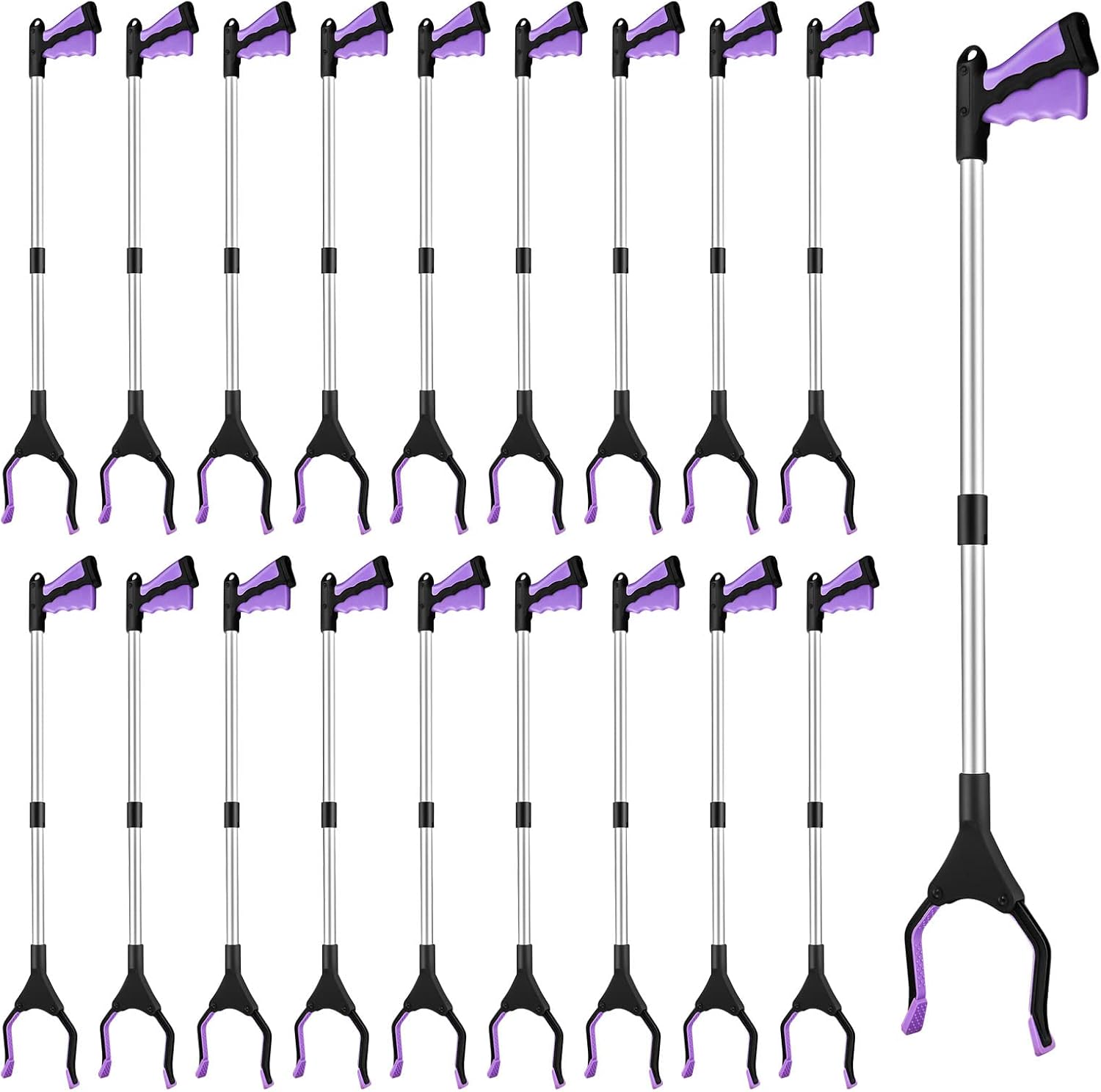 Amazon.com: Umigy 18 Pcs Reacher Grabber Tool Wide Claw Grabber 32 Inch ...