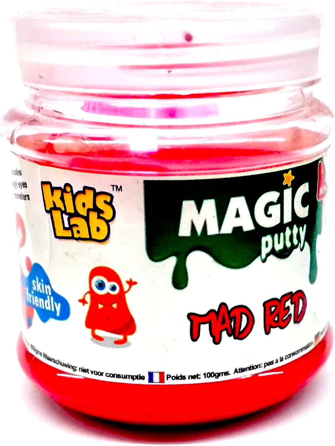 Buy KidsLab Magic Putty Mad Red Skin Friendly New 100gms Online at Low ...