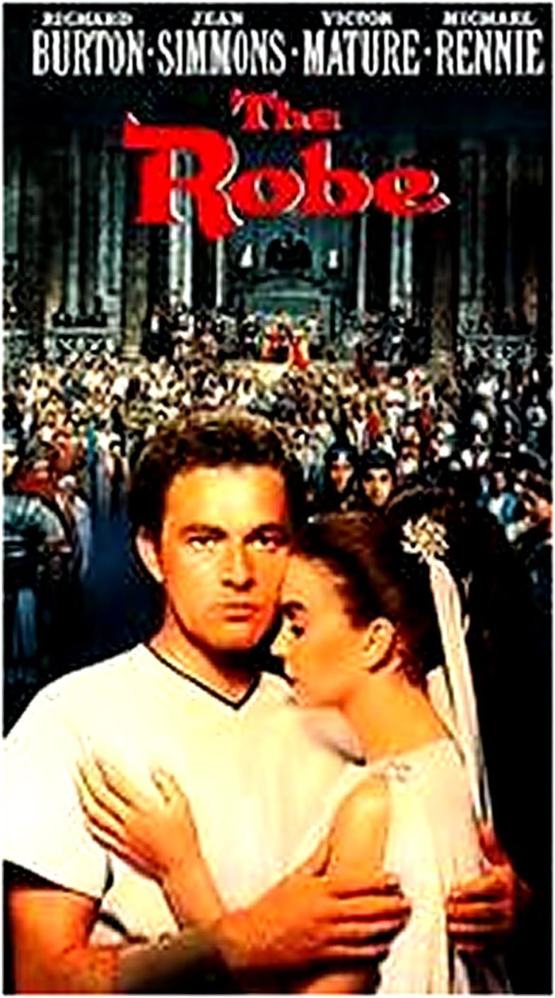 Amazon.com: The Robe [VHS] : Richard Burton, Jean Simmons, Victor ...