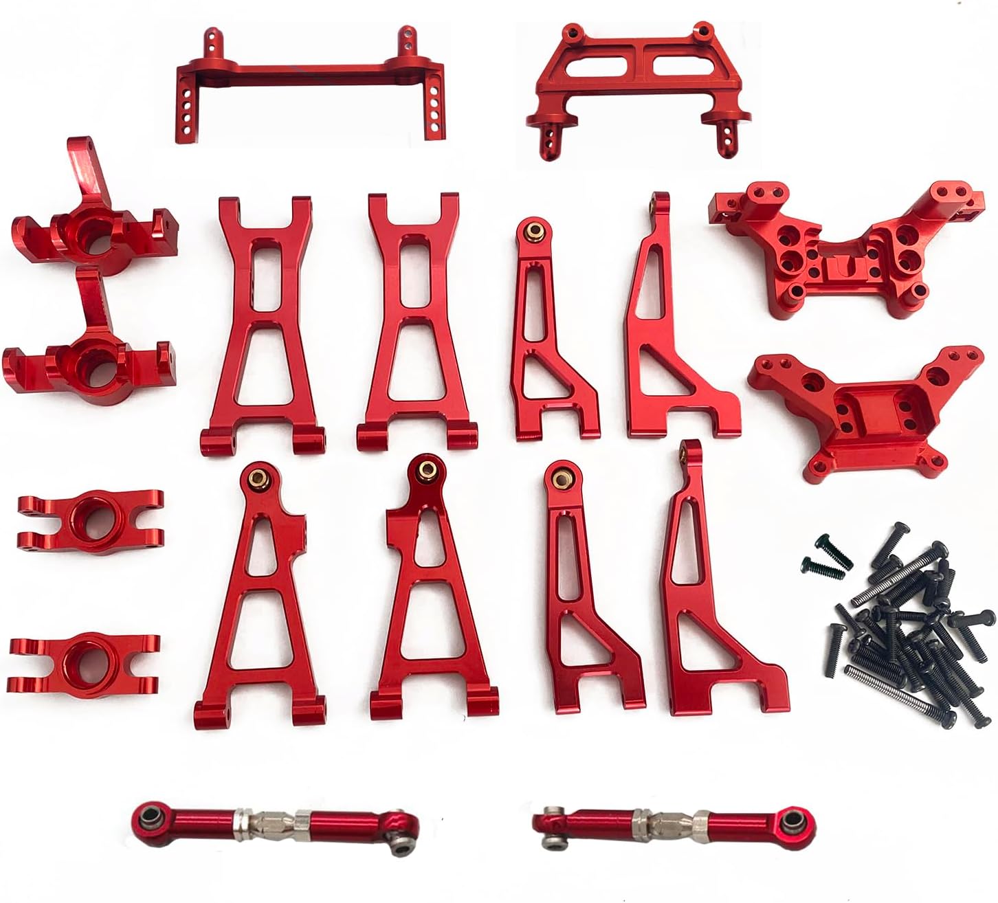 Amazon.com: Compatible with Hyper GO RC Car Parts, 1/16 Metal Upgrade Aluminum Accessories ...