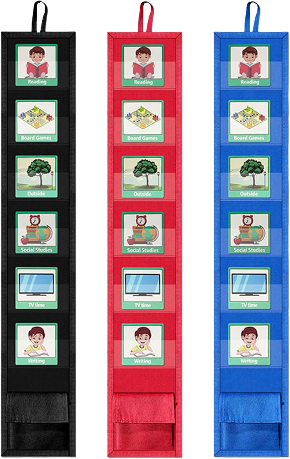 Amazon.com: Visual Schedule, Picture Schedule, Daily Routine Chart ...