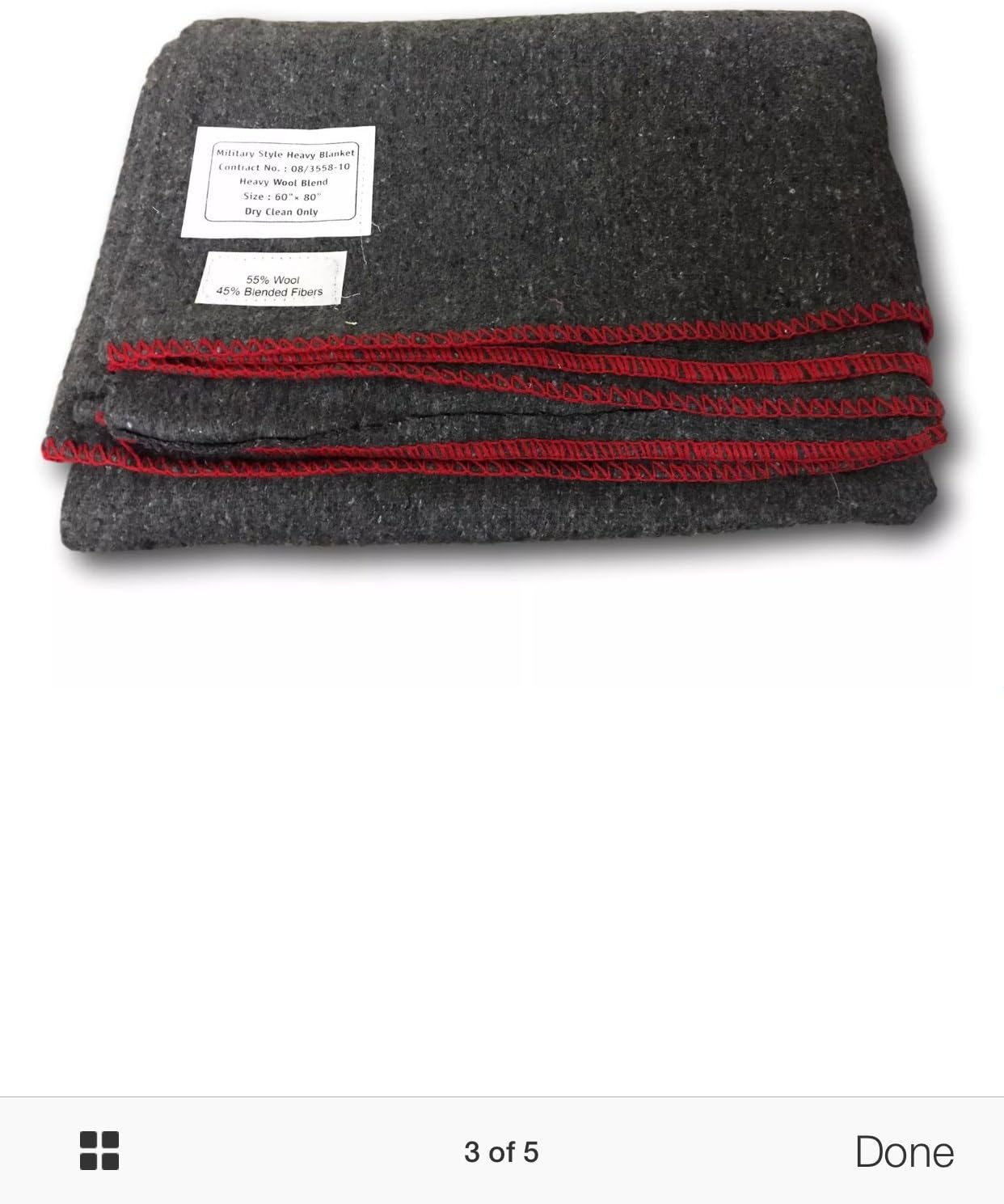 Tweedmill Textiles EXTRA LARGE 100 Percent Pure New Wool Waffle King ...