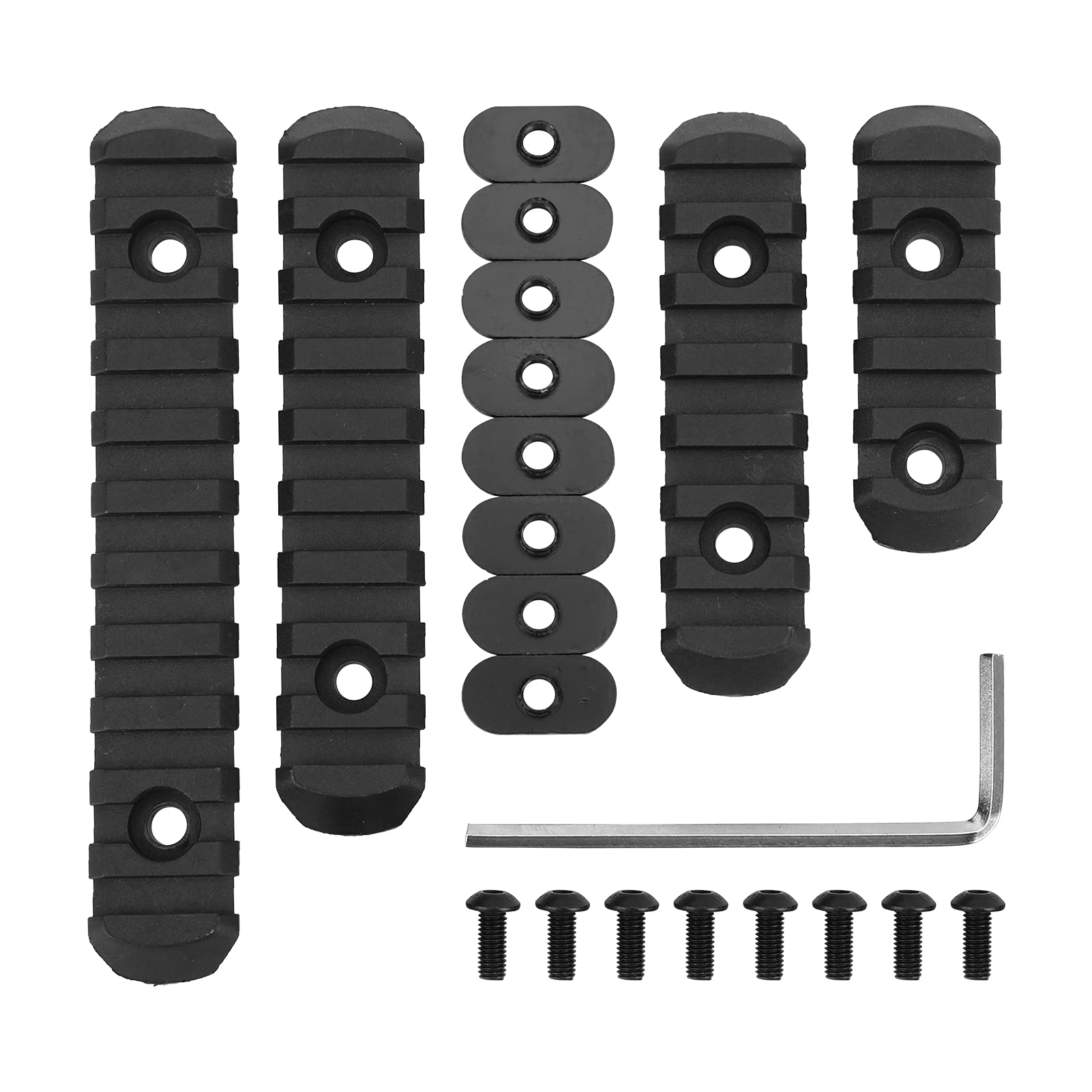 Buy OhhGo Polymer Picatinny Rail Sections Lightweight Rail Accessory ...