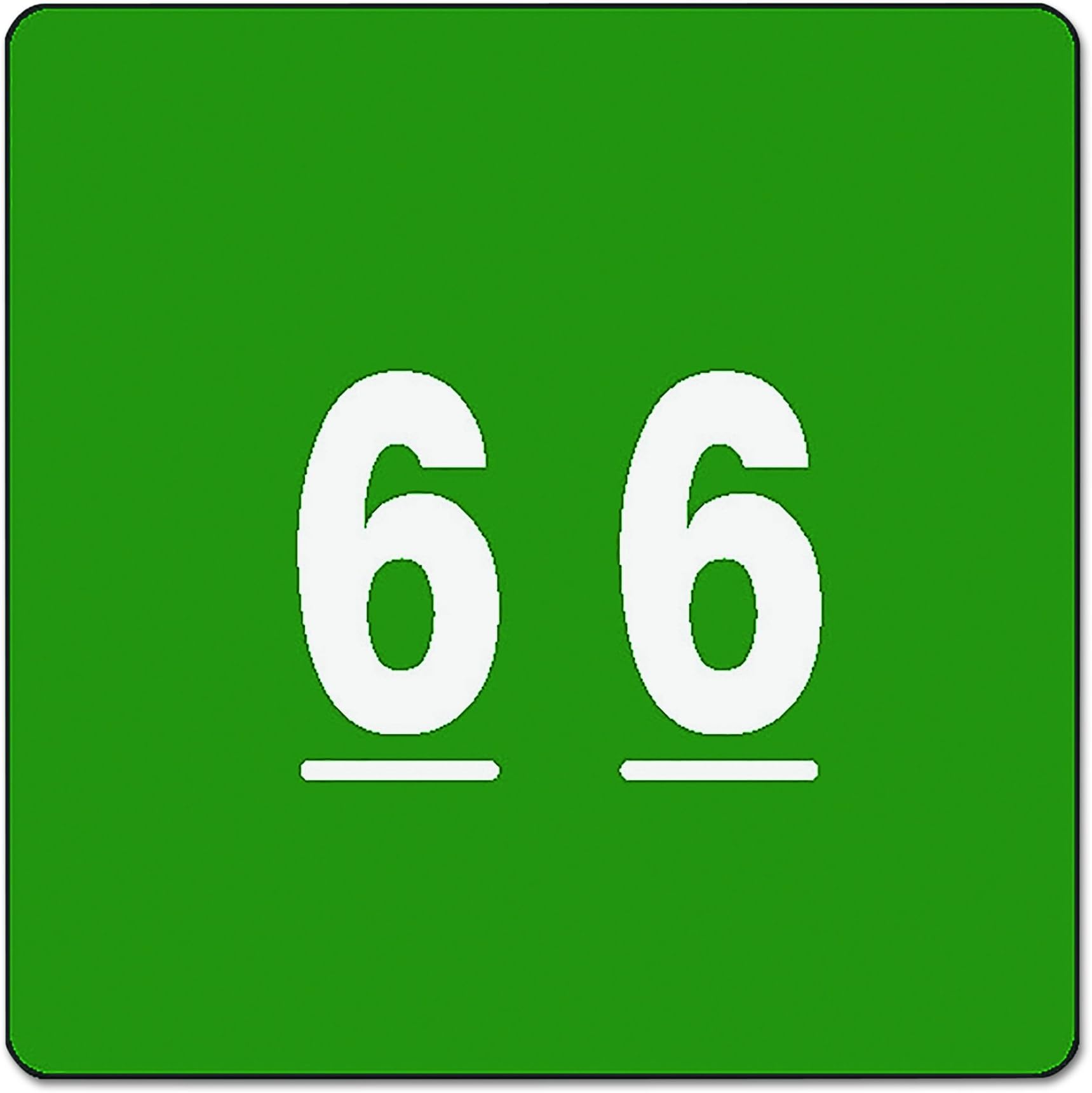 Amazon.com : Smead DCC Color-Coded Numeric Label, 6, Label Roll, Green ...