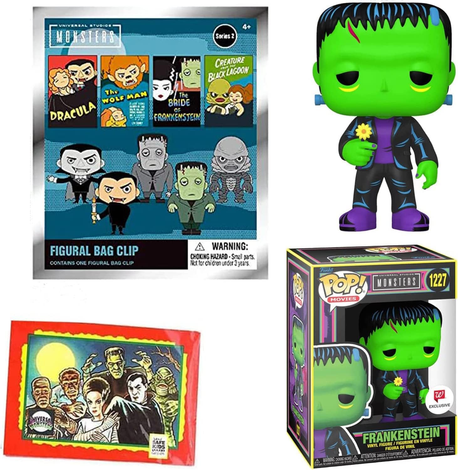 Amazon.com: Funko Movie Monsters Frankenstein Exclusive Black Light ...