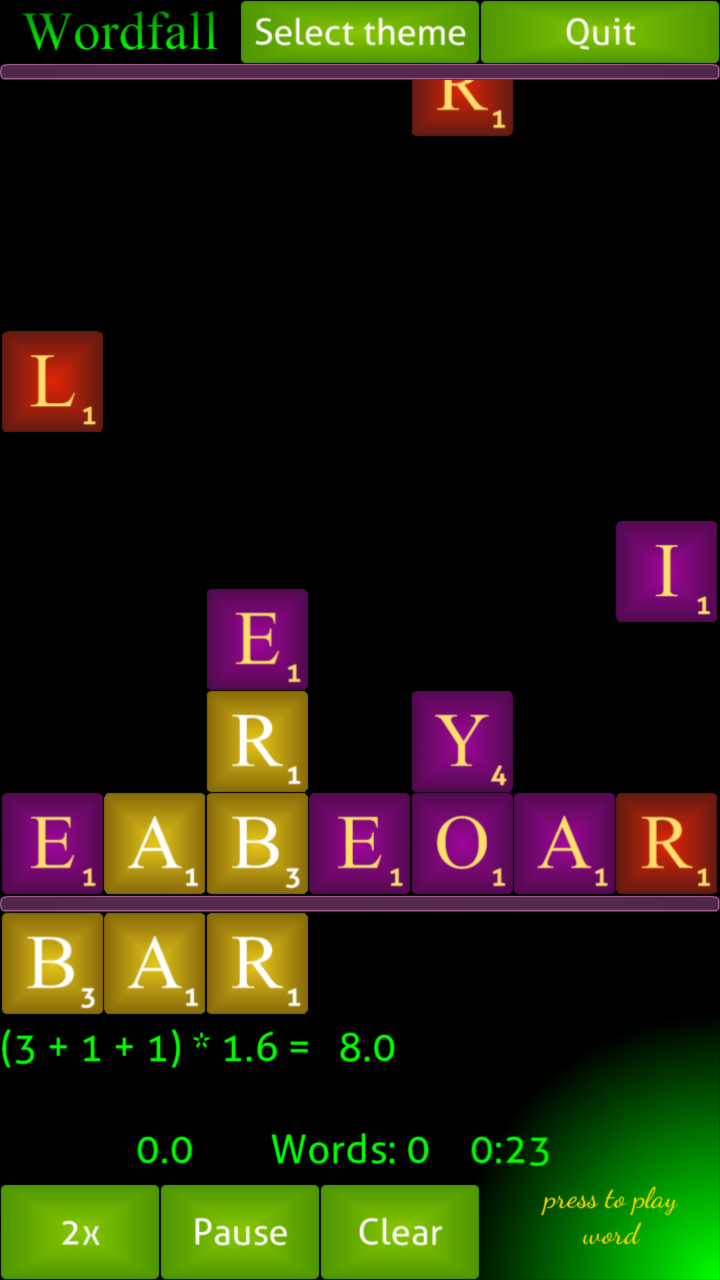 Wordfall - App on Amazon Appstore
