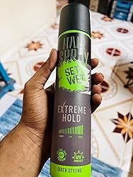 Set Wet Hair Spray for Men Extreme Hold 200ml | No Sulphate, No Paraben ...