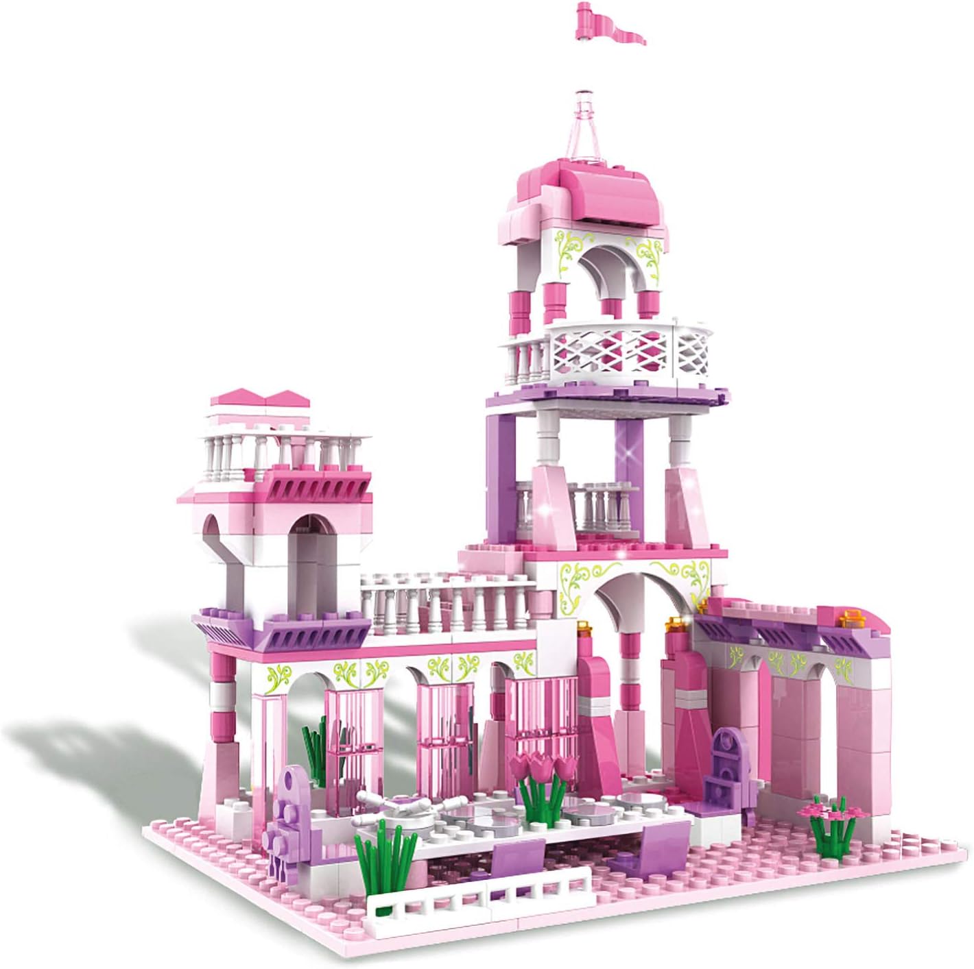 Amazon.com: BRICK STORY Girls Princess Castle Building Blocks Toys with ...