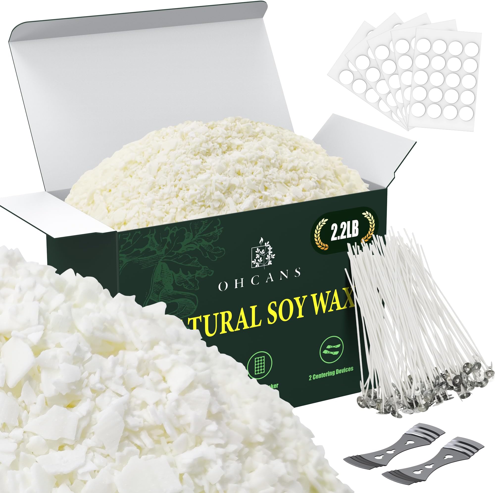 Amazon.com: Beesworks Soy Wax | 5lbs Natural Soy Wax Flakes | 100 6 ...
