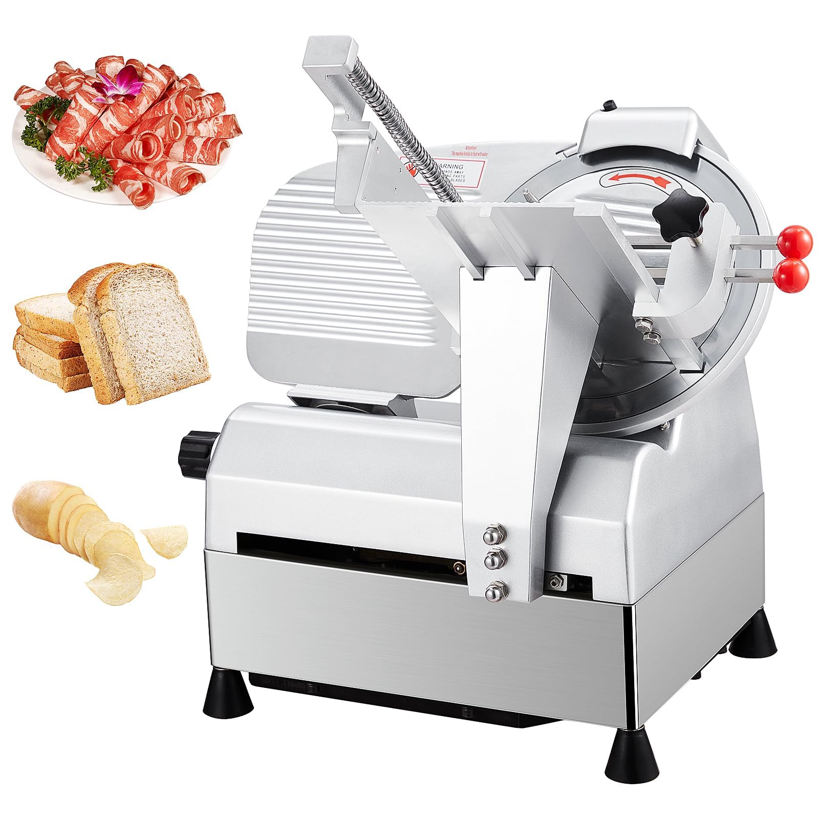 Amazon.com: Premium Electric Meat Slicer with 12 inch Electric Food ...