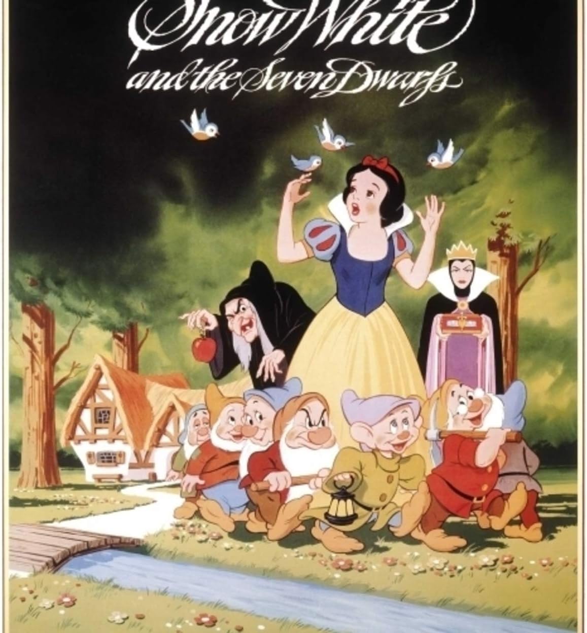 Walt Disney Snow White Poster (24 x 36) : Amazon.co.uk: Home & Kitchen