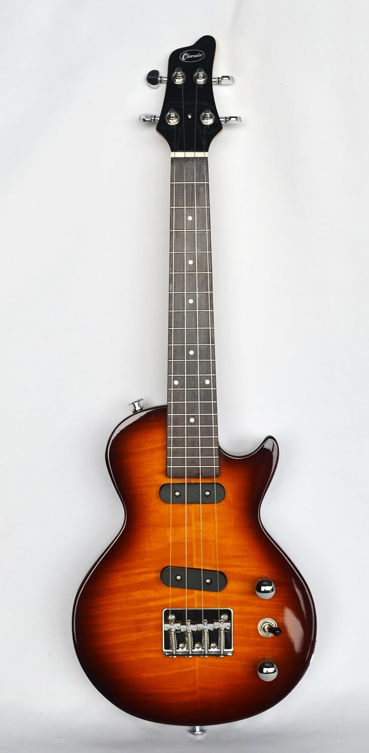 Tenor Ukulele Electric solid body Steel string LP style Guitar by ...
